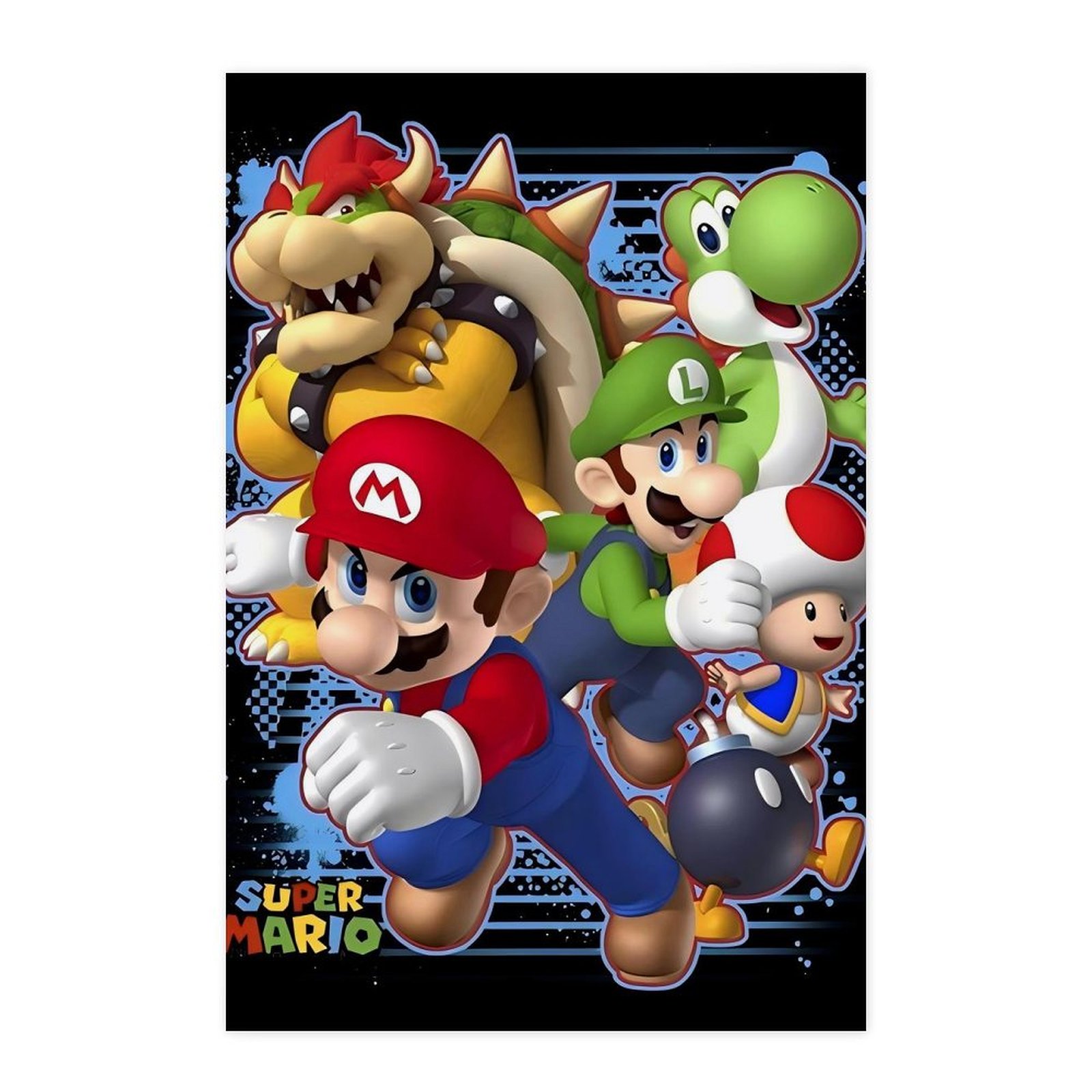 Super Mario Anime stickers posters wall decoration 30*45（cm） - Walmart.com