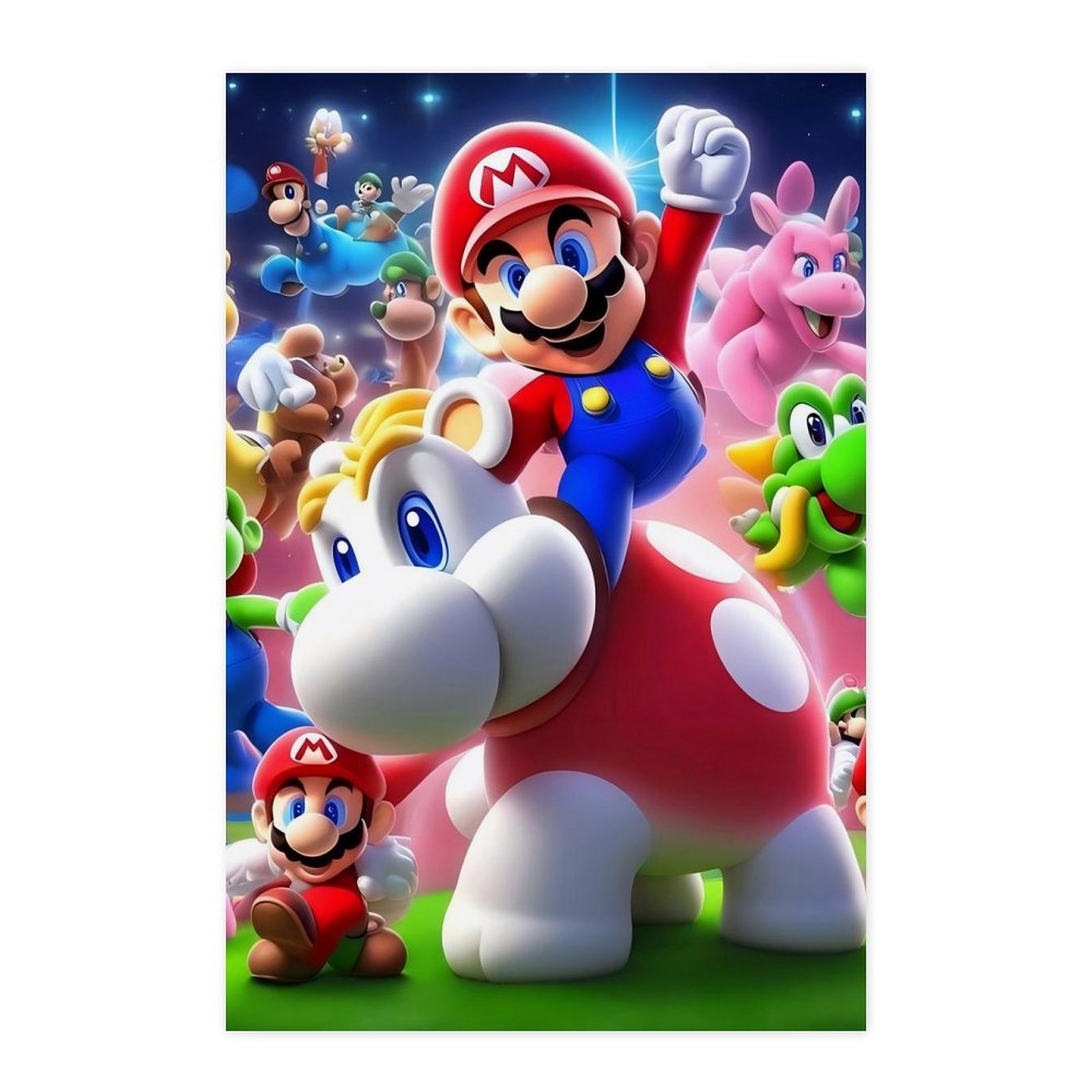 Super Mario Anime stickers posters wall decoration 30*45（cm） - Walmart.com