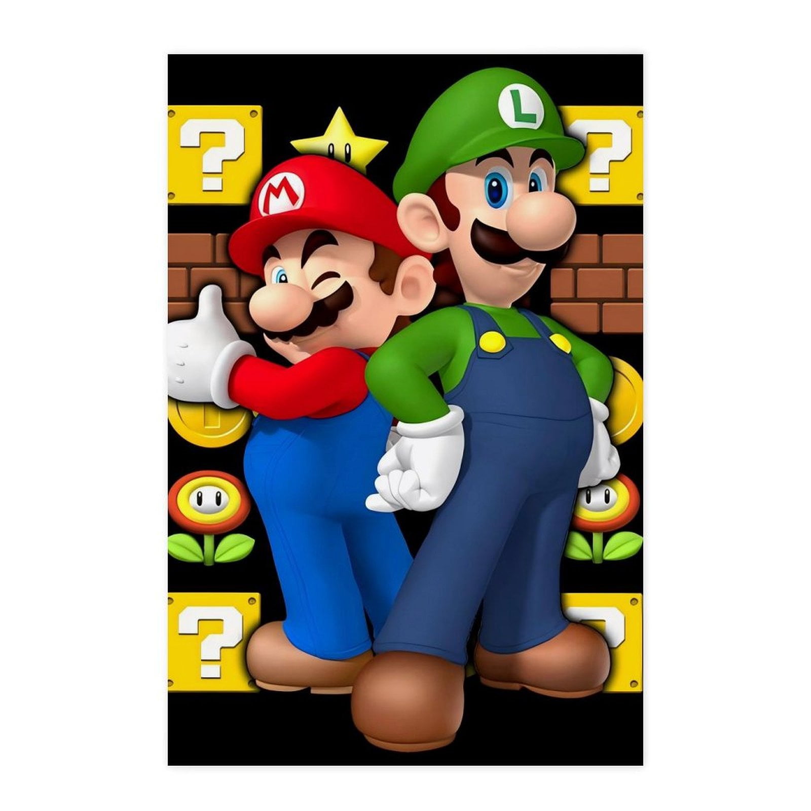 Super Mario Anime stickers posters wall decoration 30*45（cm） - Walmart.com