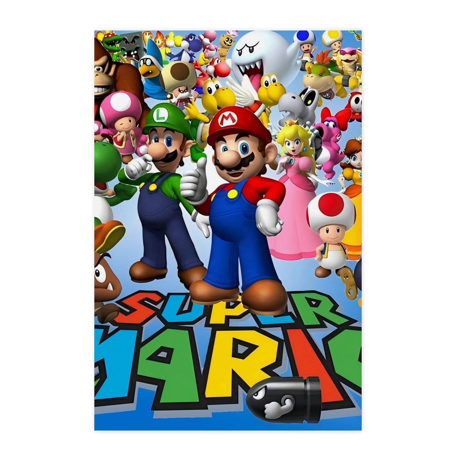 Super Mario Anime stickers posters wall decoration 30*45（cm） - Walmart.com