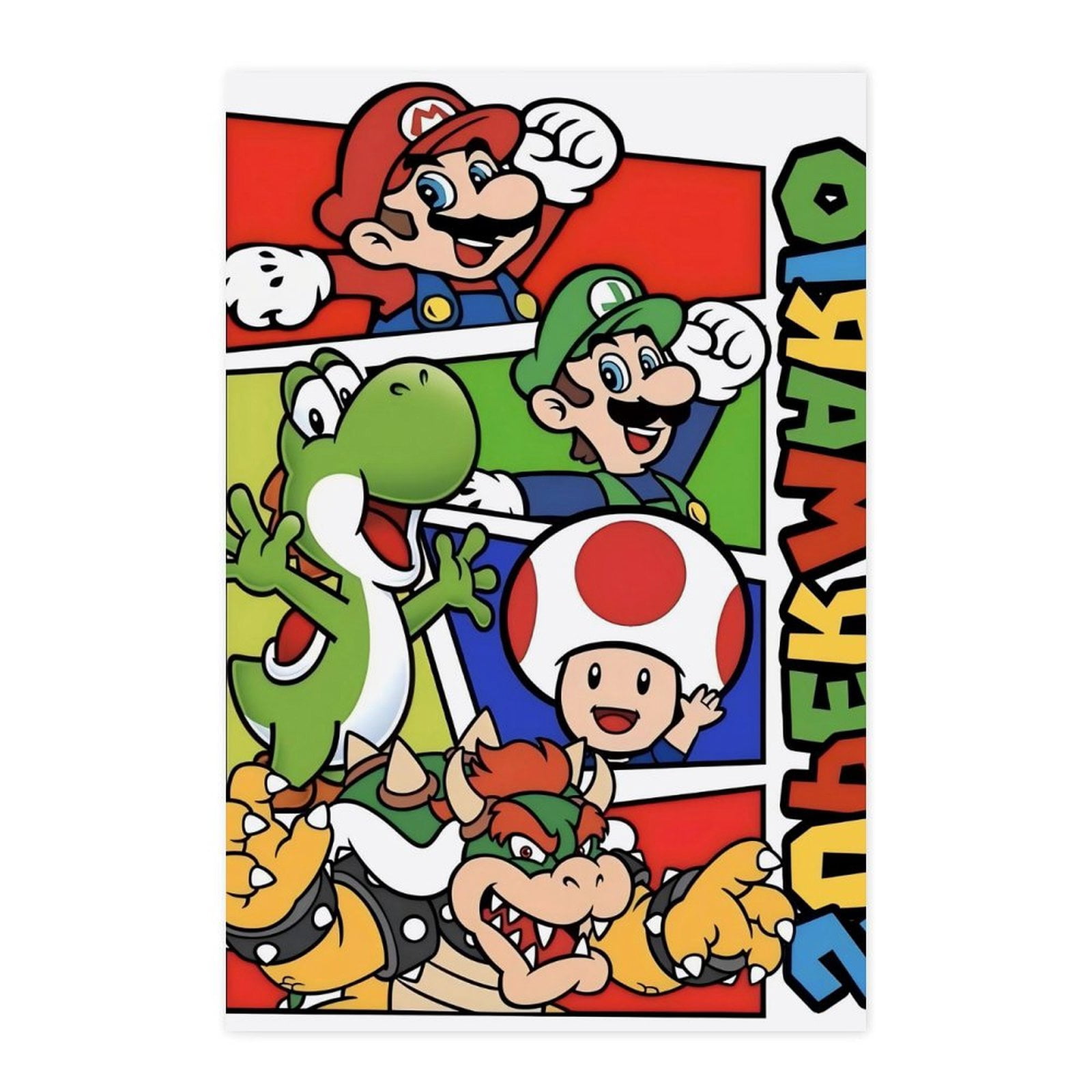 Super Mario Anime stickers posters wall decoration 30*45（cm） - Walmart.com