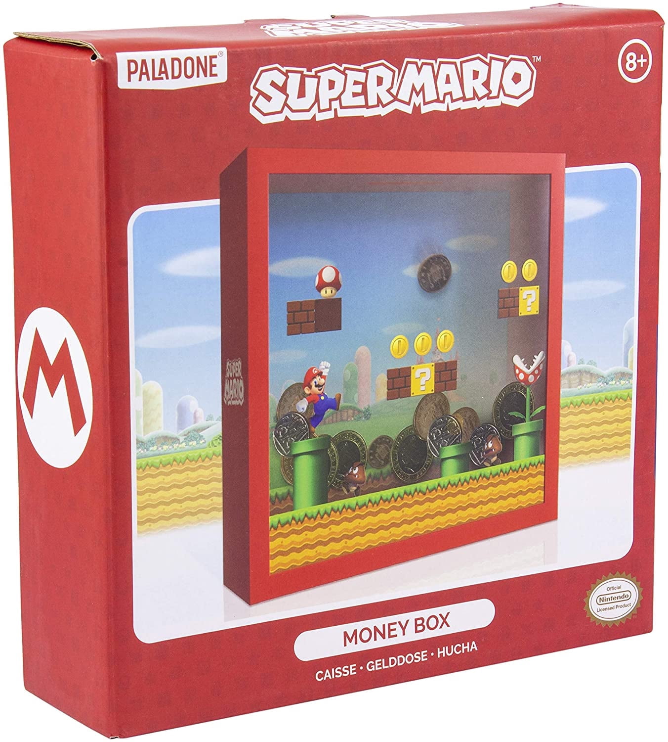Nintendo Super Mario Arcade Coin Bank - Gamer's Money Box - Walmart.com