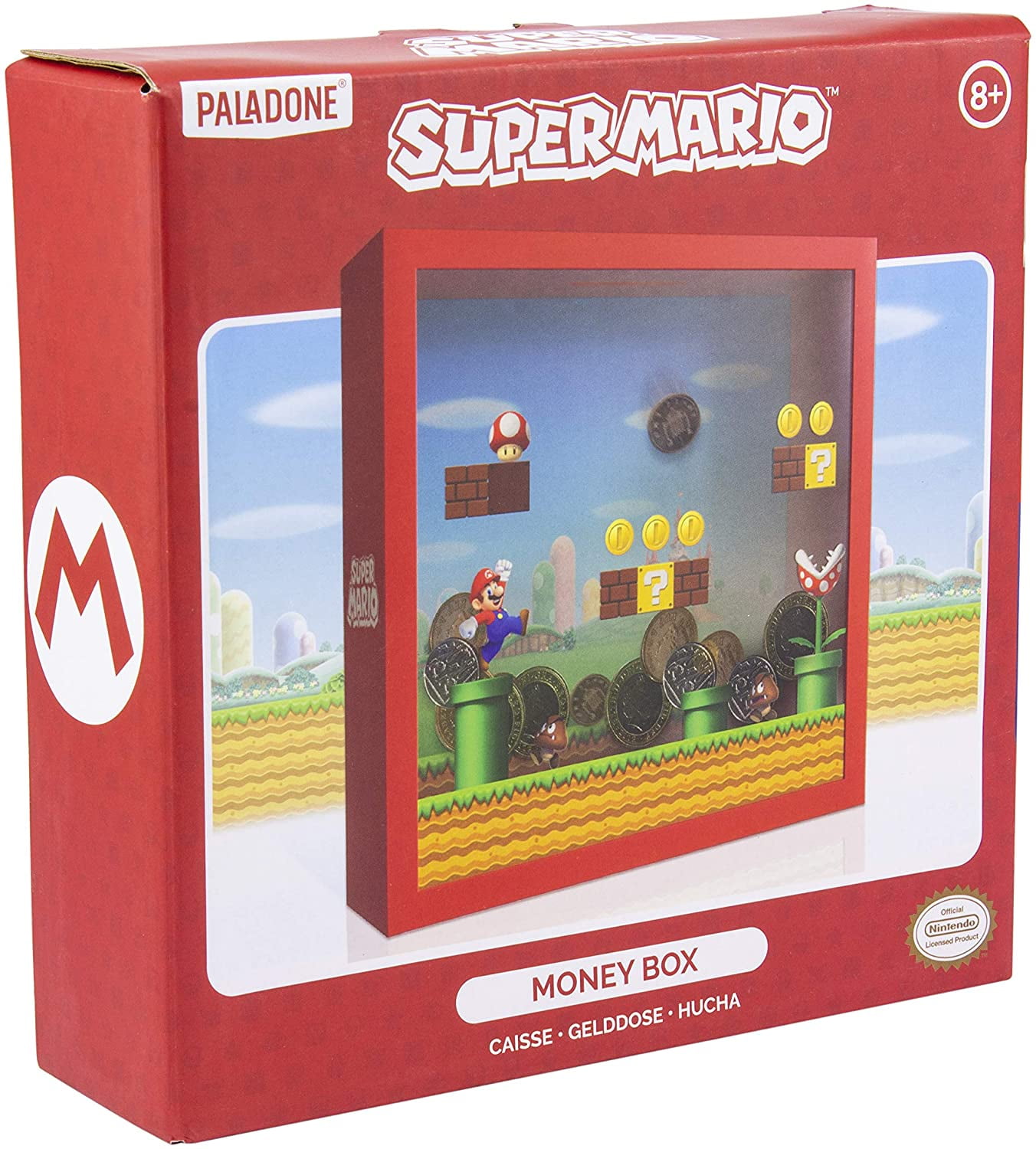 Super Mario Arcade Money Box Nintendo Coin Bank - Walmart.com