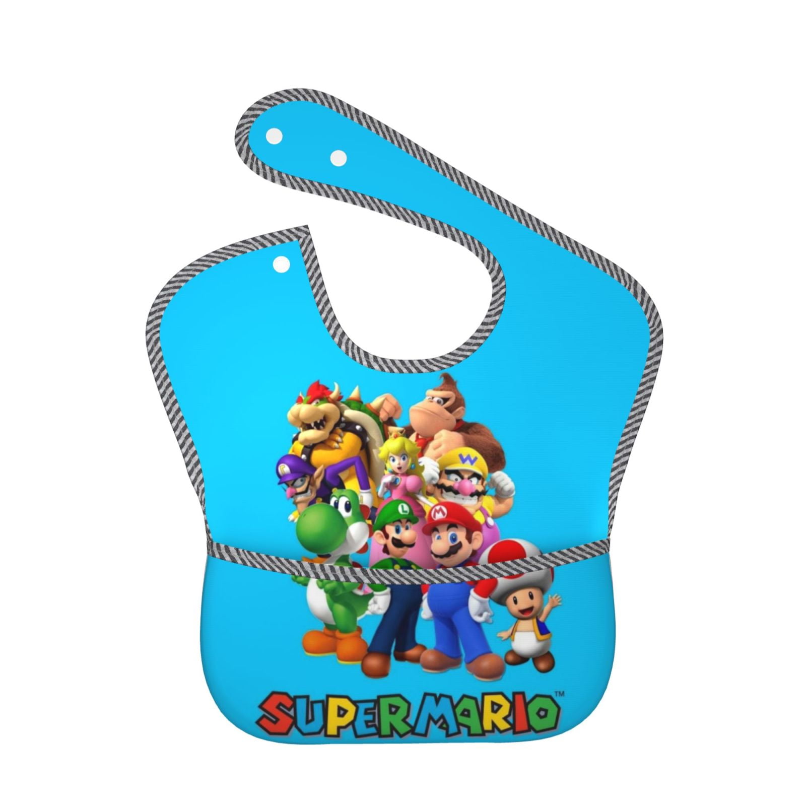 Super Mario Baby Feeding Bib Waterproof Food Bibs Toddler/Baby Bibs For ...