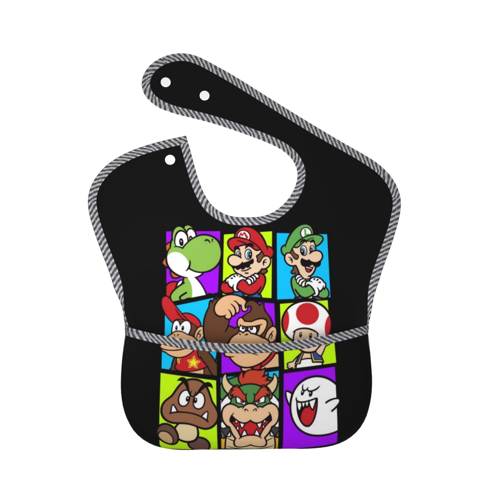 Super Mario Baby Feeding Bib Waterproof Food Bibs Toddler/Baby Bibs For ...