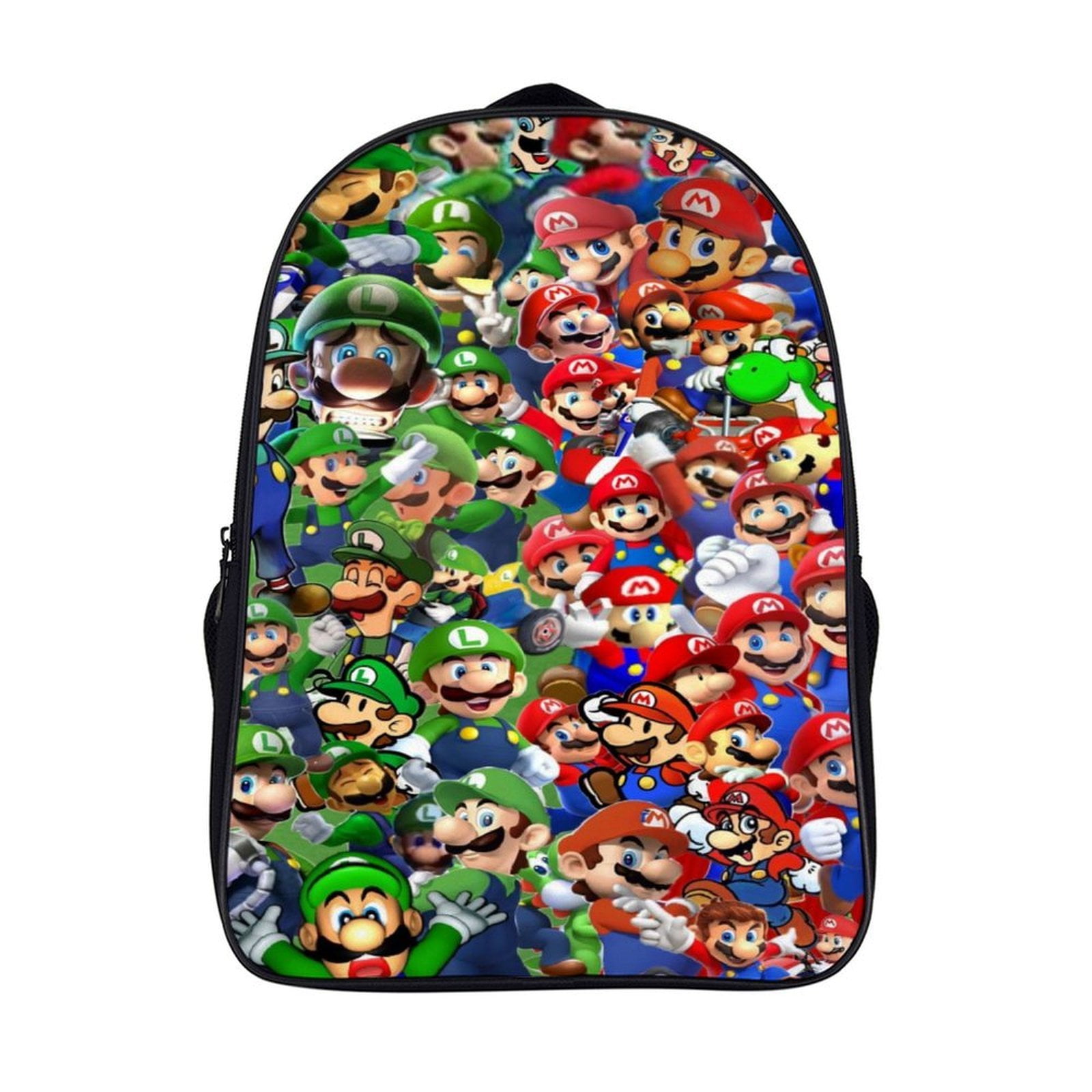Super Mario Backpack 16 Inch Bookbag Casual Daypack Travel Backpacks ...