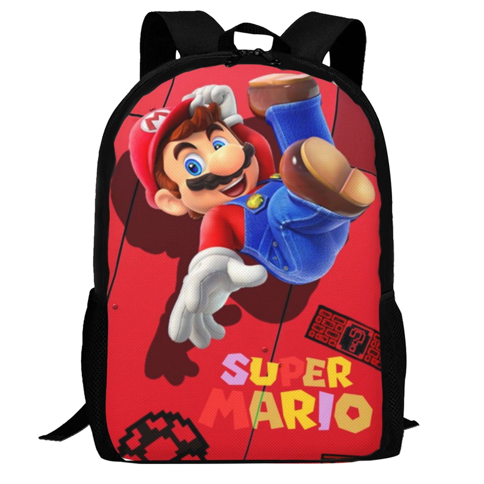 Super Mario Backpack,3d Print Laptop Backpack Lightweight Casual ...