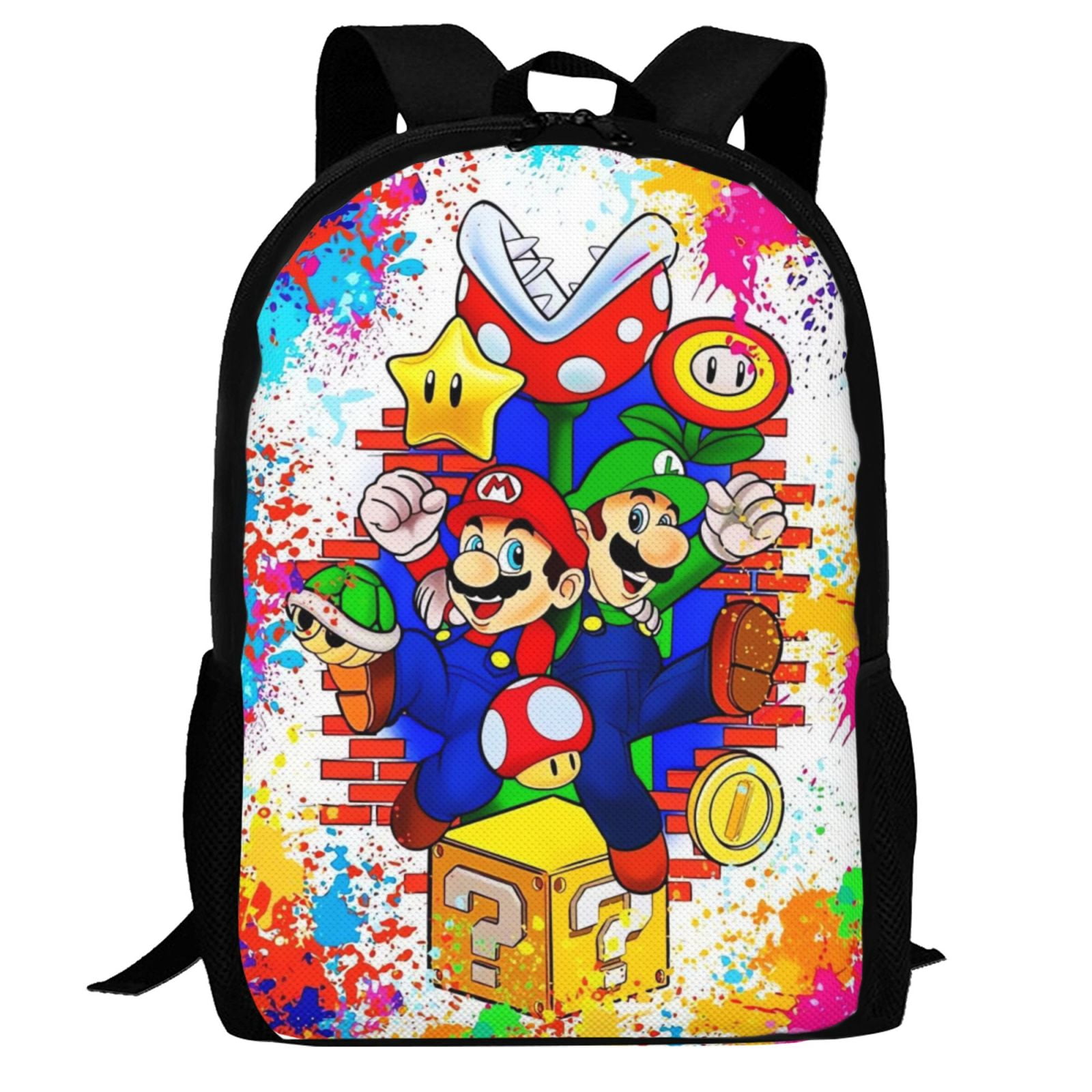 Super Mario Backpack,3d Print Laptop Backpack Lightweight Casual ...