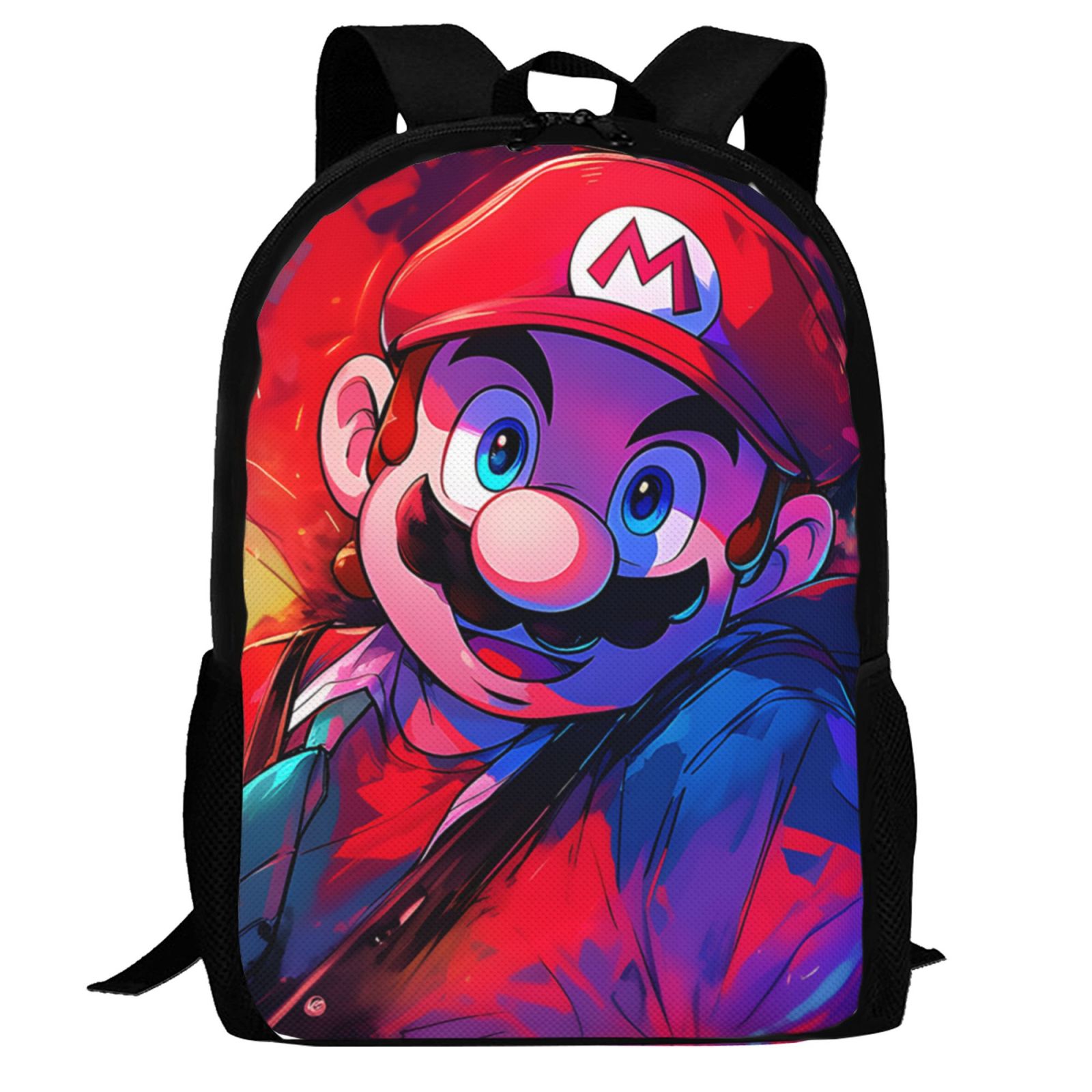Super Mario Backpack,3d Print Laptop Backpack Lightweight Casual ...