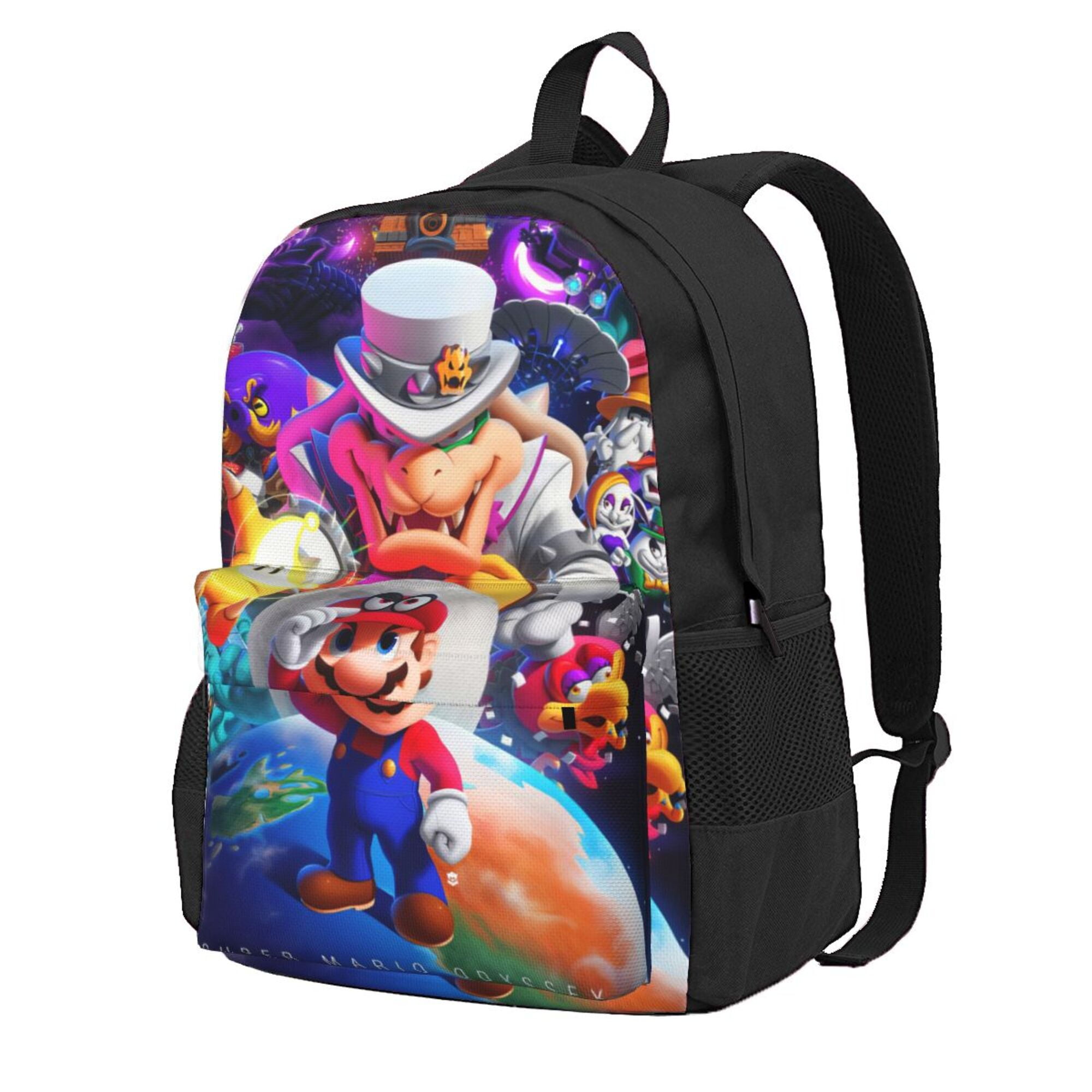 Mari-o Backpack Large Capacity Casual Travel Laptop Bookbag Adult ...