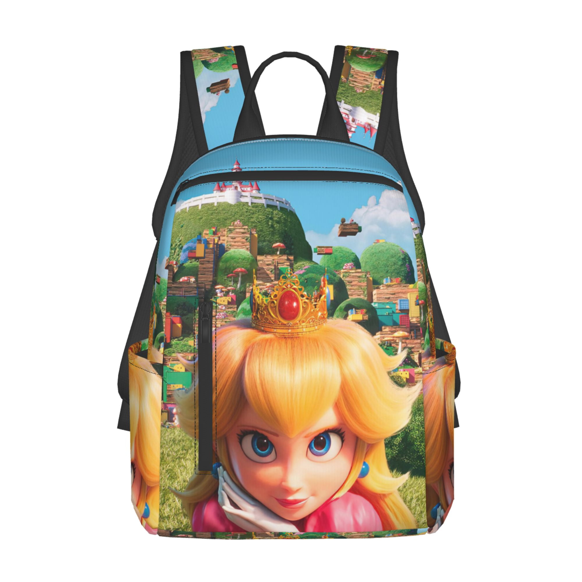 Super Mario Backpack for Boys Girls, Simple Lightweight Casual Backpack ...