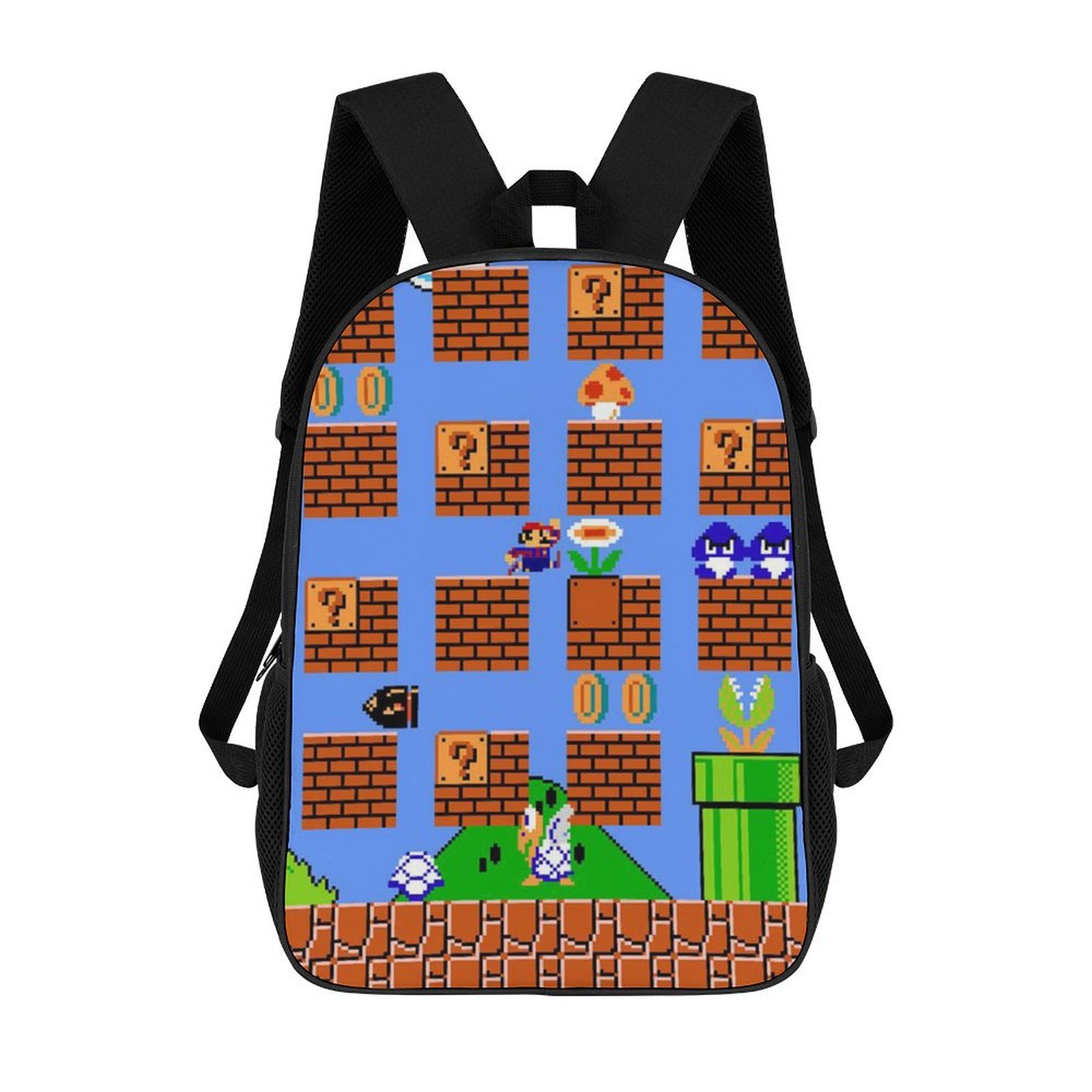 Super Mario Backpack Cartoon Game Peripheral Schoolbag Anime Polyester ...
