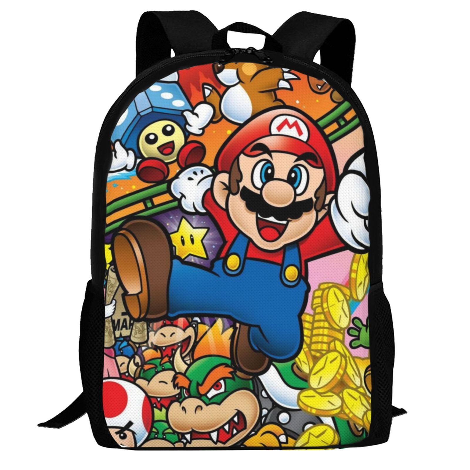 Super Mario Backpack For Daily Work College, Large Capacity Daypack ...