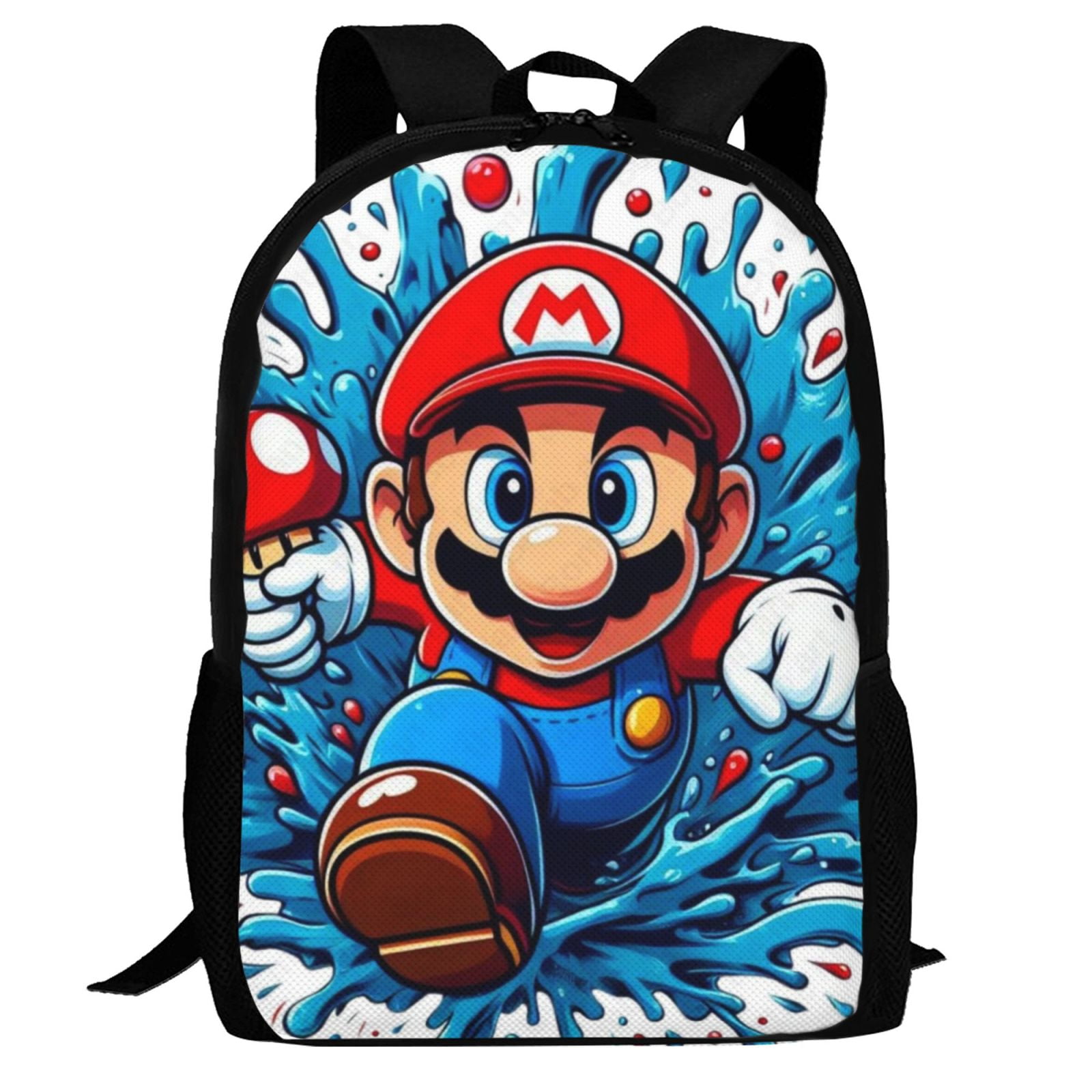 Super Mario Backpack For Daily Work College, Large Capacity Daypack ...
