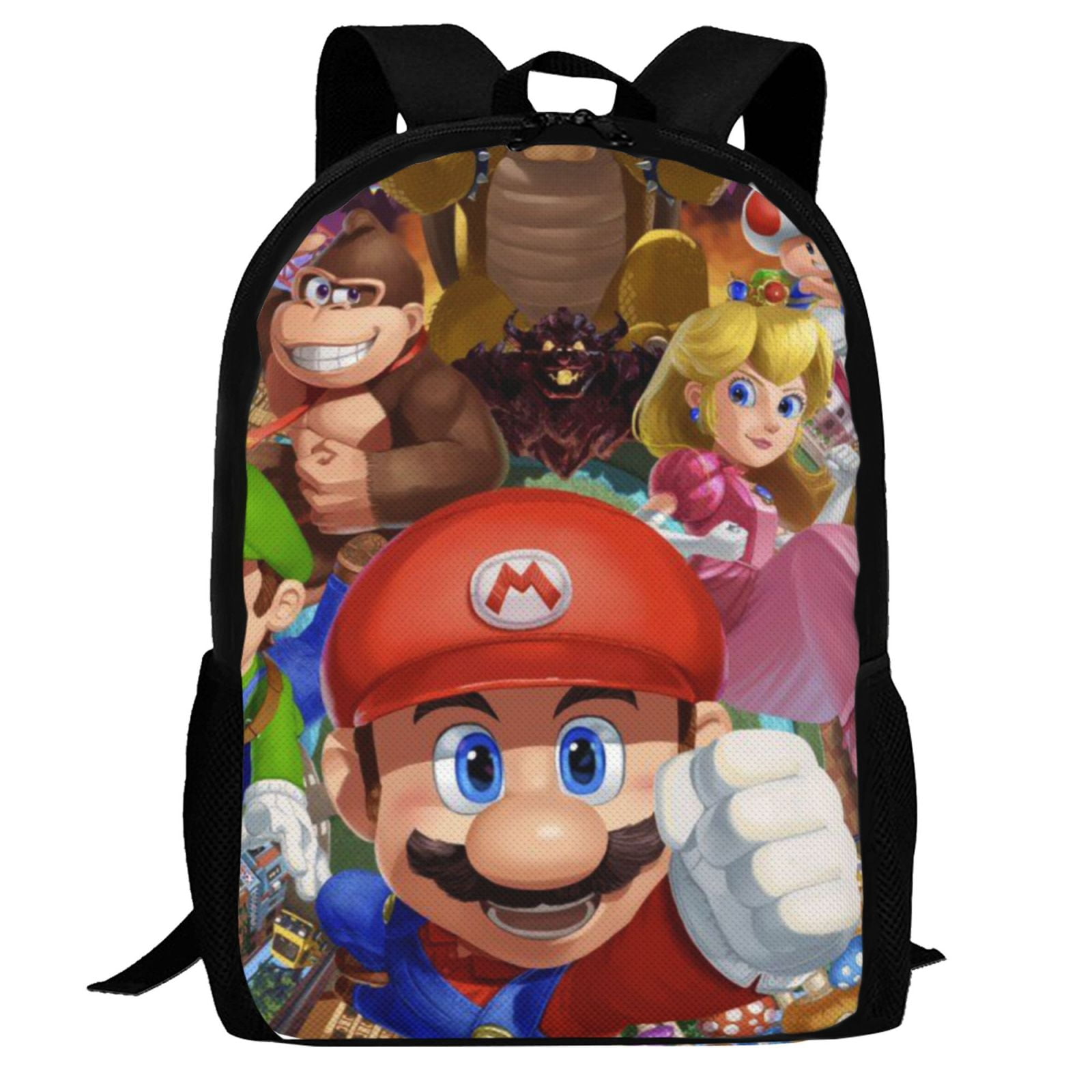 Super Mario Backpack For Daily Work College, Large Capacity Daypack ...