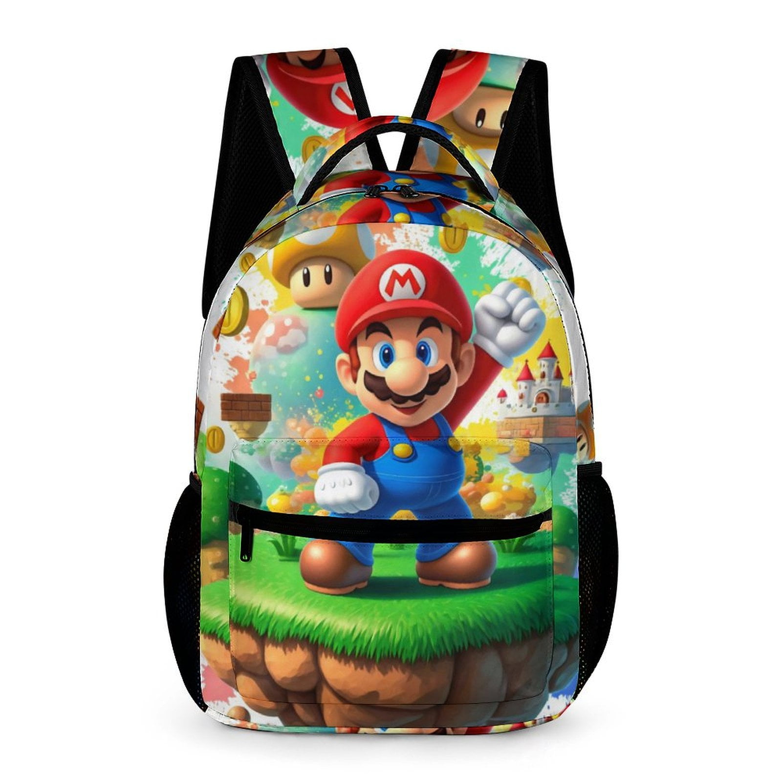 Super Mario Backpack For Girls Boys， Aesthetic Lightweight Laptop ...