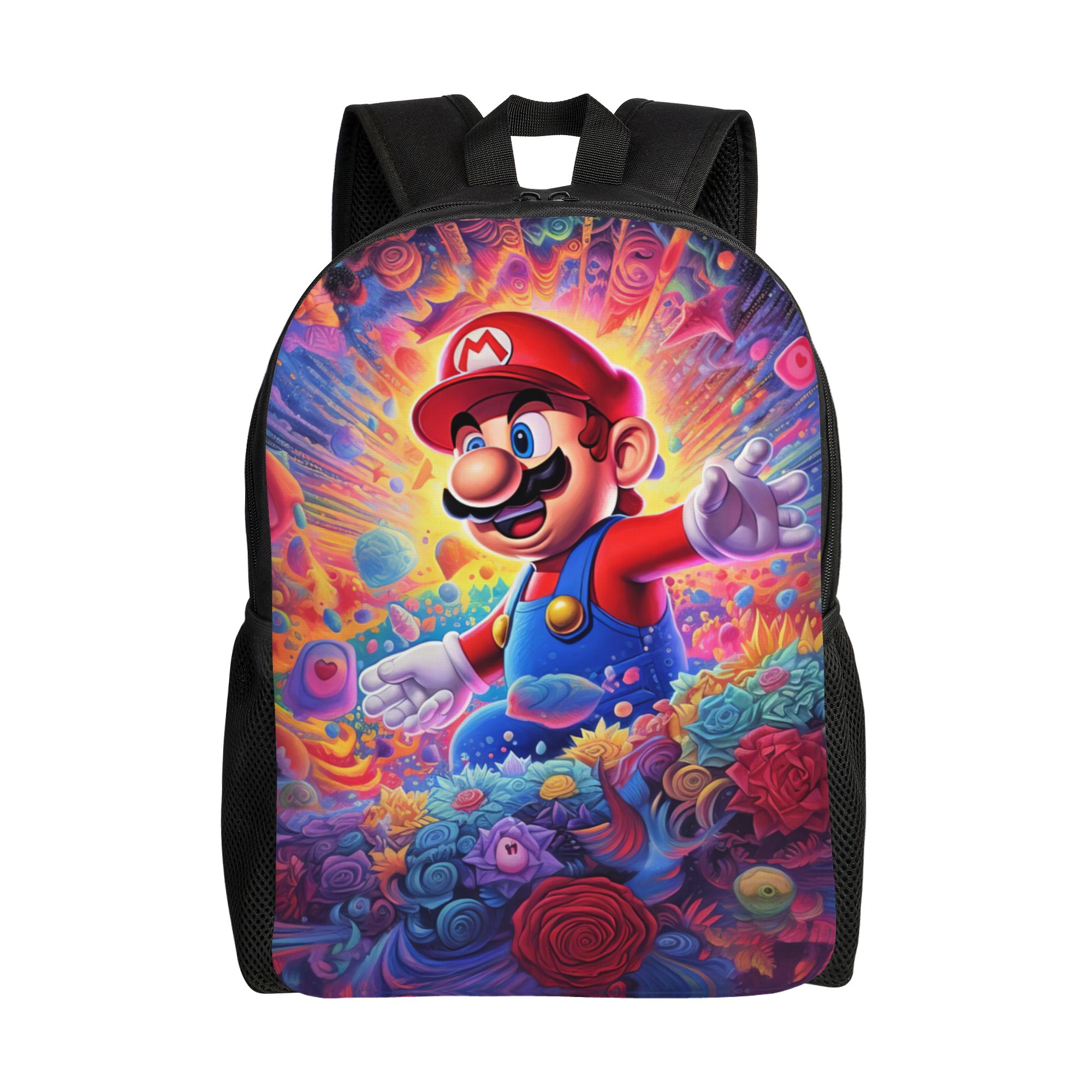 Super Mario Backpack for Kids, Simple Lightweight Casual Backpack for ...