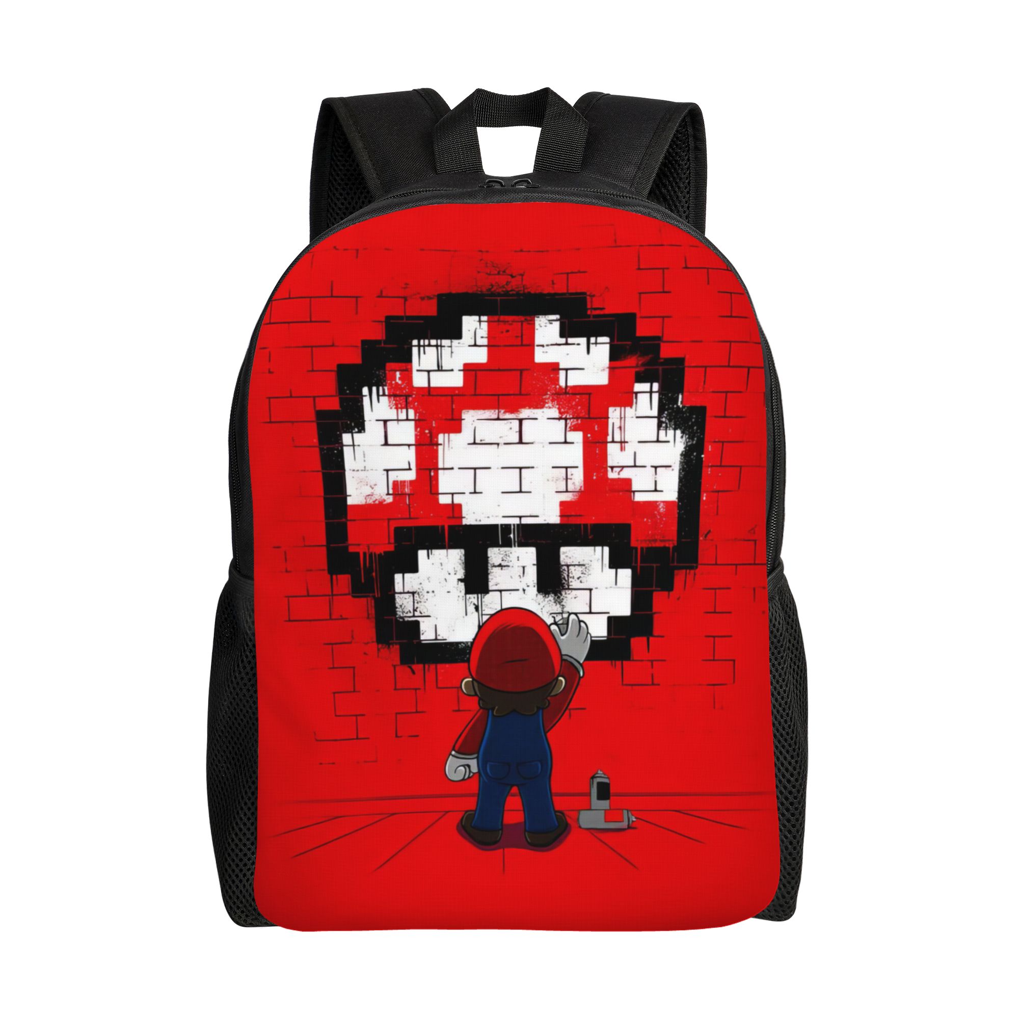 Mari-o Backpack Simple Lightweight Casual Backpack Travel Laptop ...