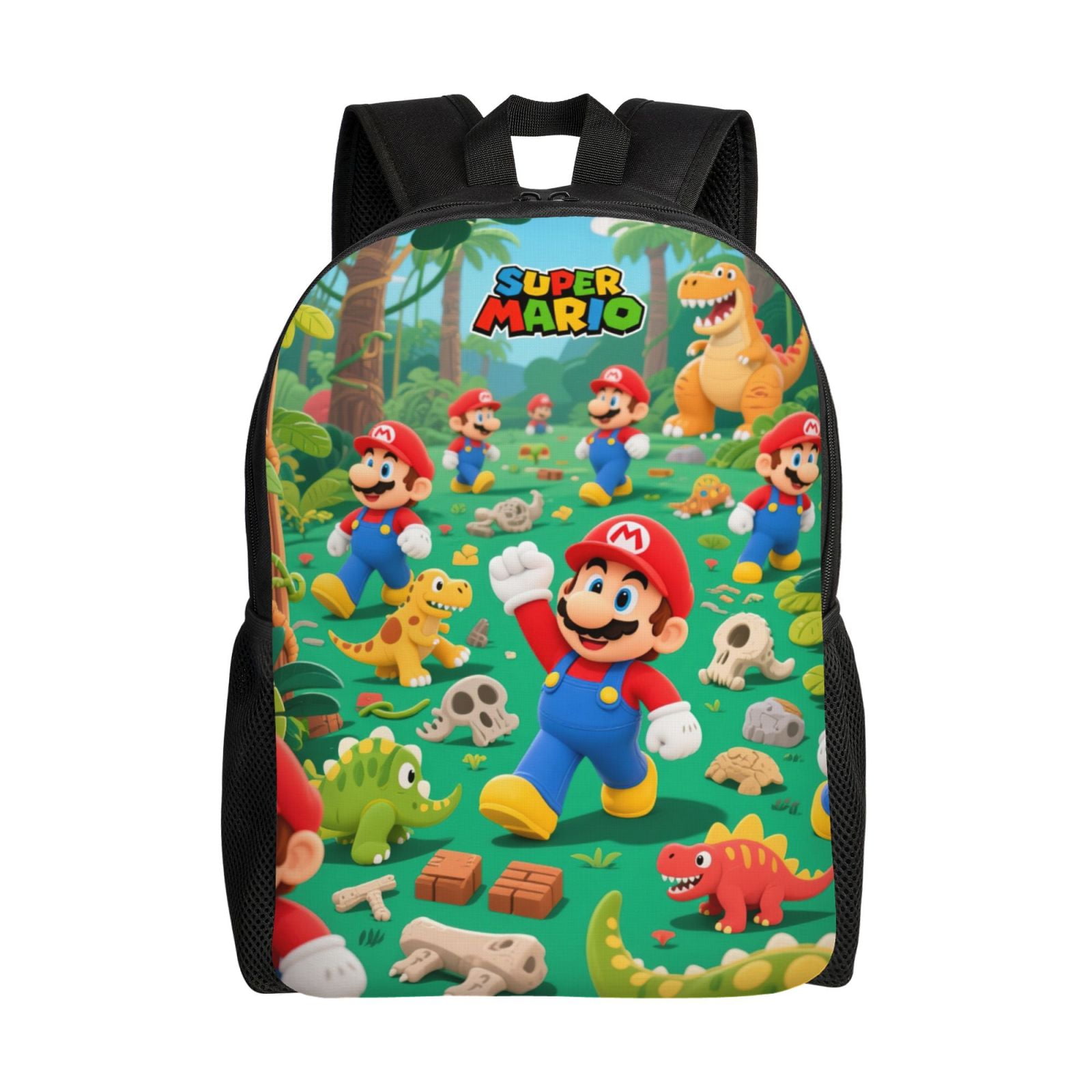 Super Mario Backpack With Laptop Compartment, Lightweight Durable ...