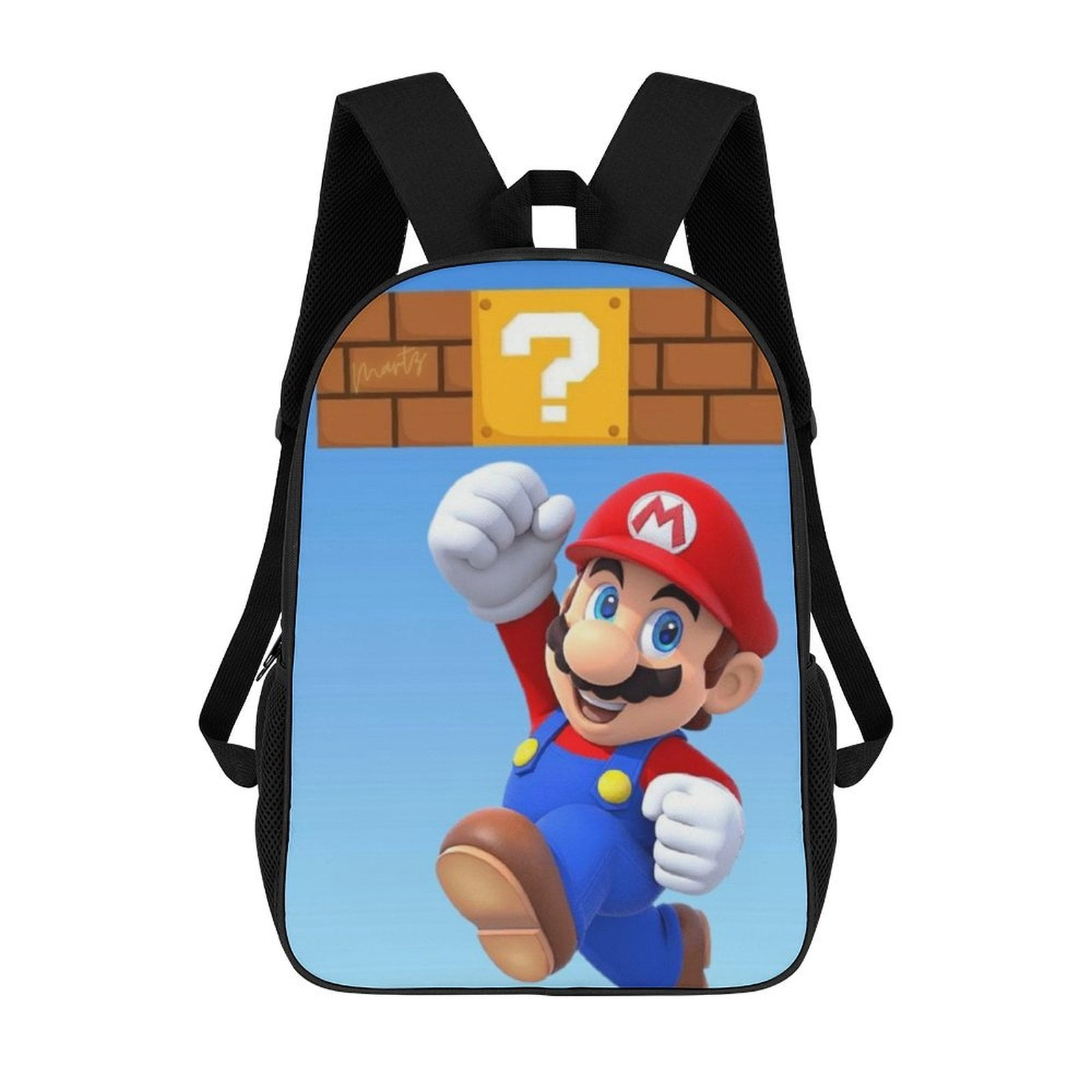 Super Mario Backpack Large Capacity Backpack 17 Inch Laptop Backpack ...