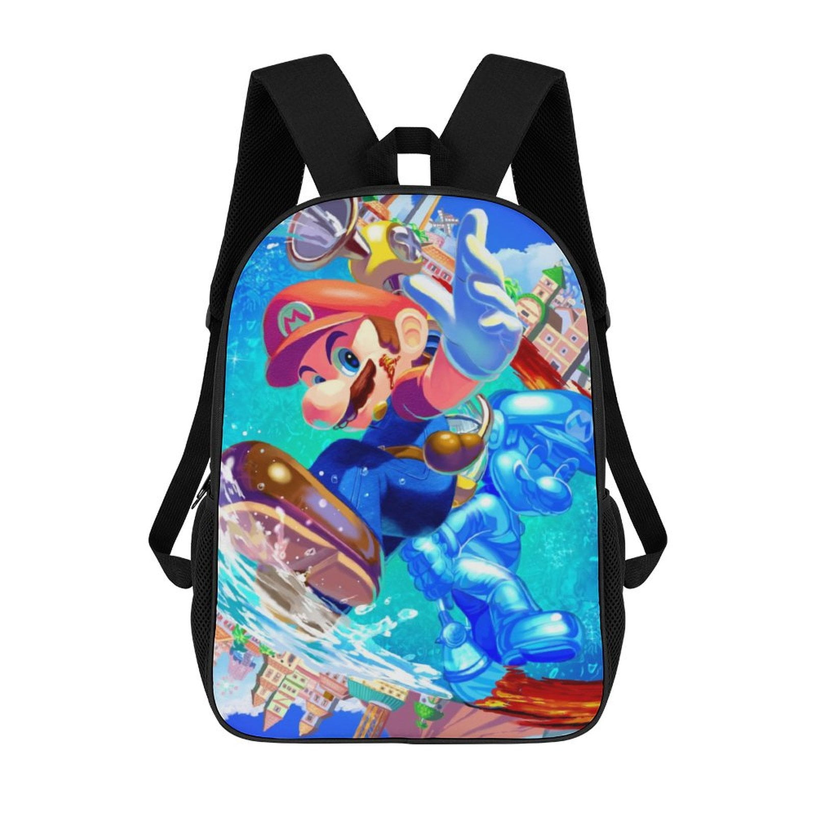 Super Mario Backpack Large Capacity Backpack 17 Inch Laptop Backpack ...