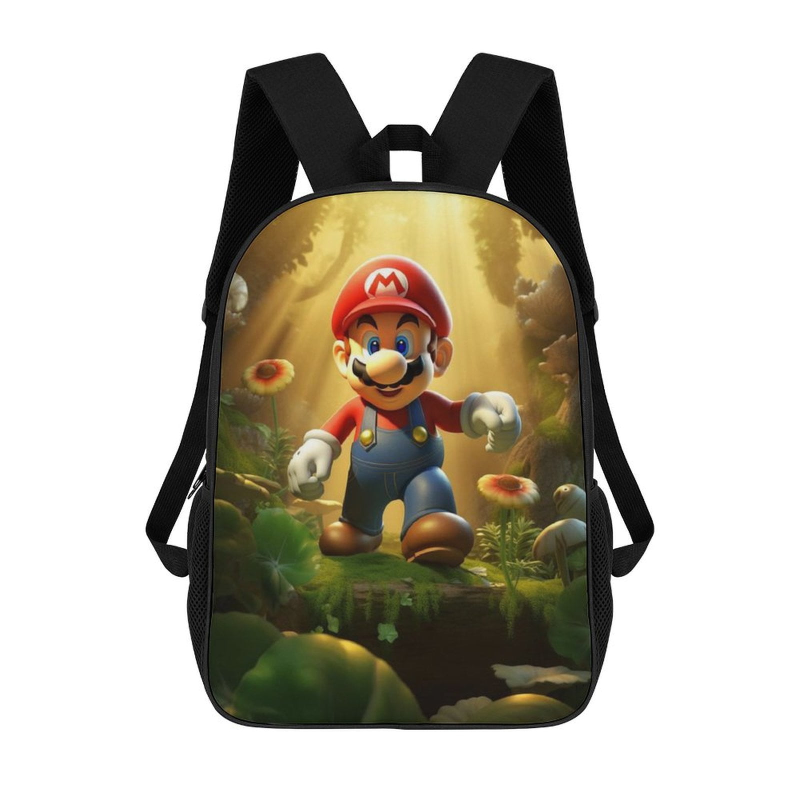 Super Mario Backpack Large Capacity Backpack 17 Inch Laptop Backpack ...