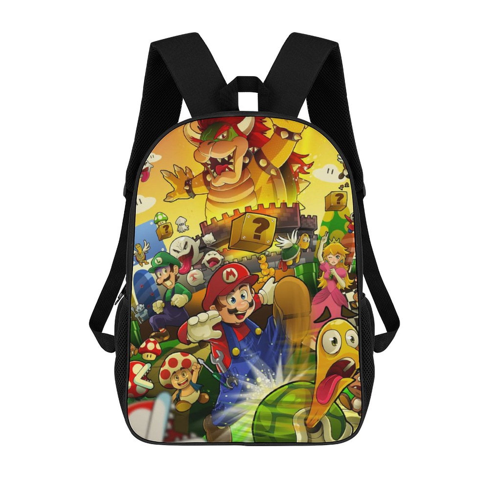 Super Mario Backpack Large Capacity Backpack 17 Inch Laptop Backpack ...