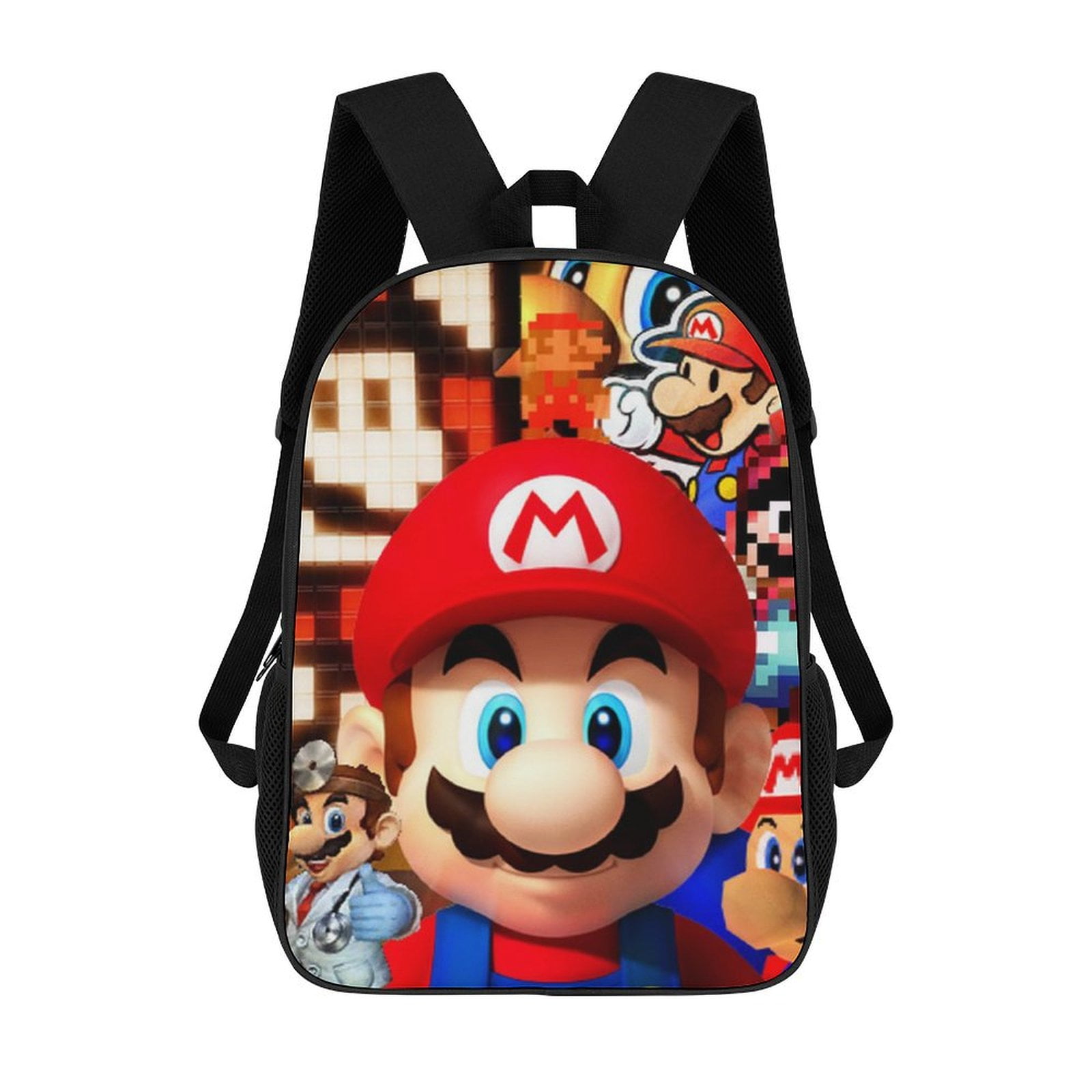 Super Mario Backpack Large Capacity Backpack 17 Inch Laptop Backpack ...