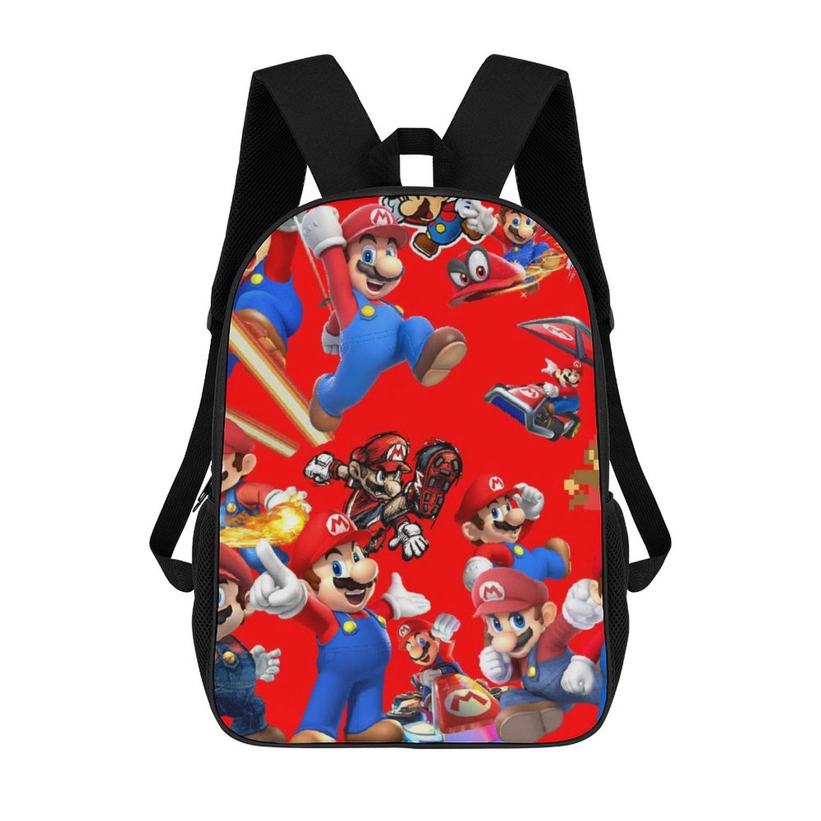 Super Mario Backpack Large Capacity Backpack 17 Inch Laptop Backpack ...