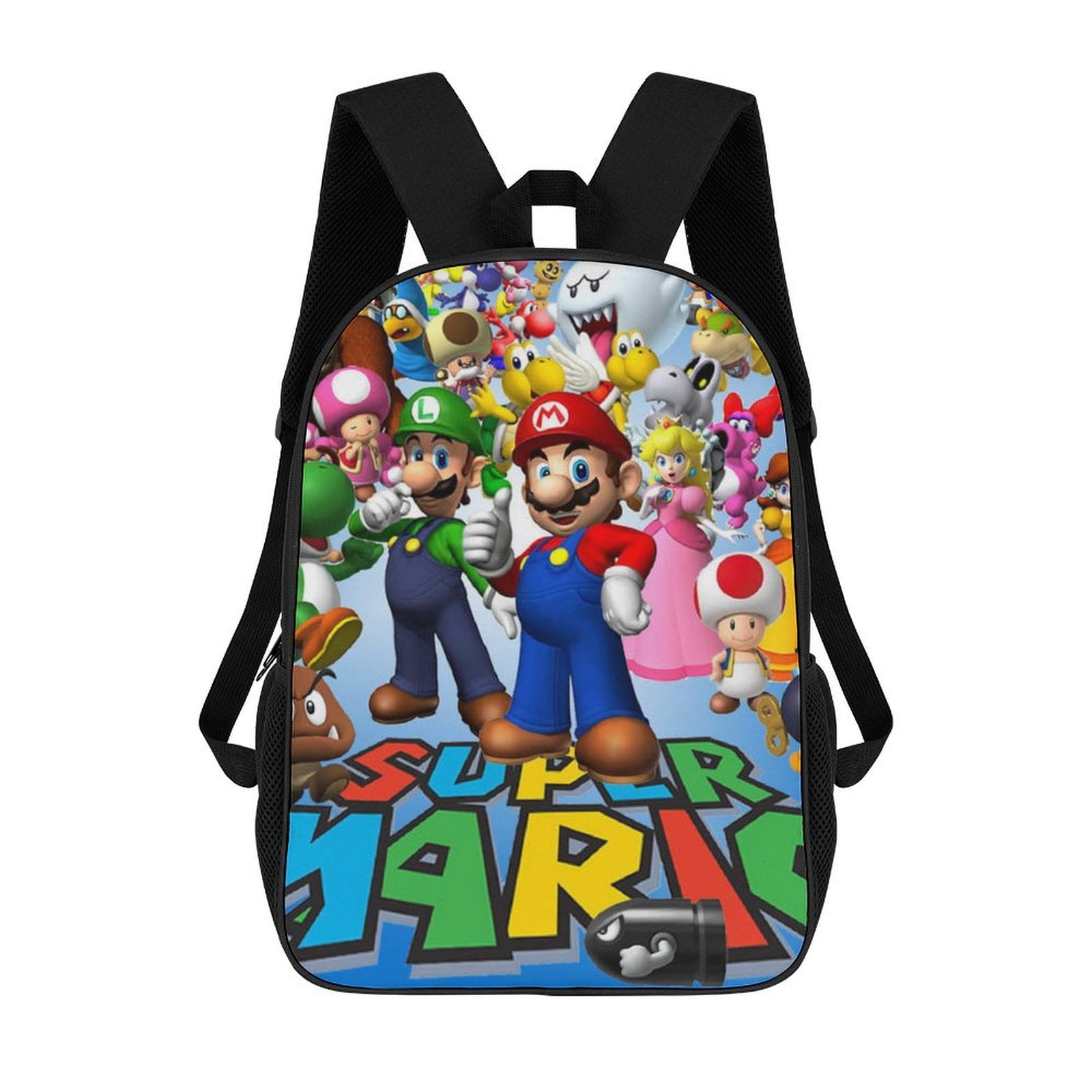 Super Mario Backpack Large Capacity Backpack 17 Inch Laptop Backpack ...