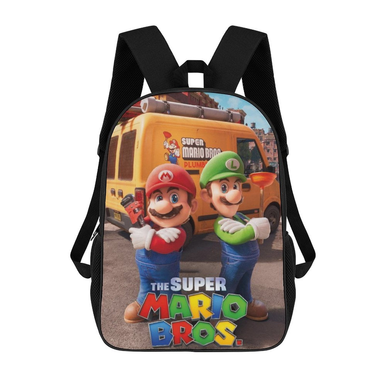 Super Mario Backpack Large Capacity Backpack 17 Inch Laptop Backpack ...