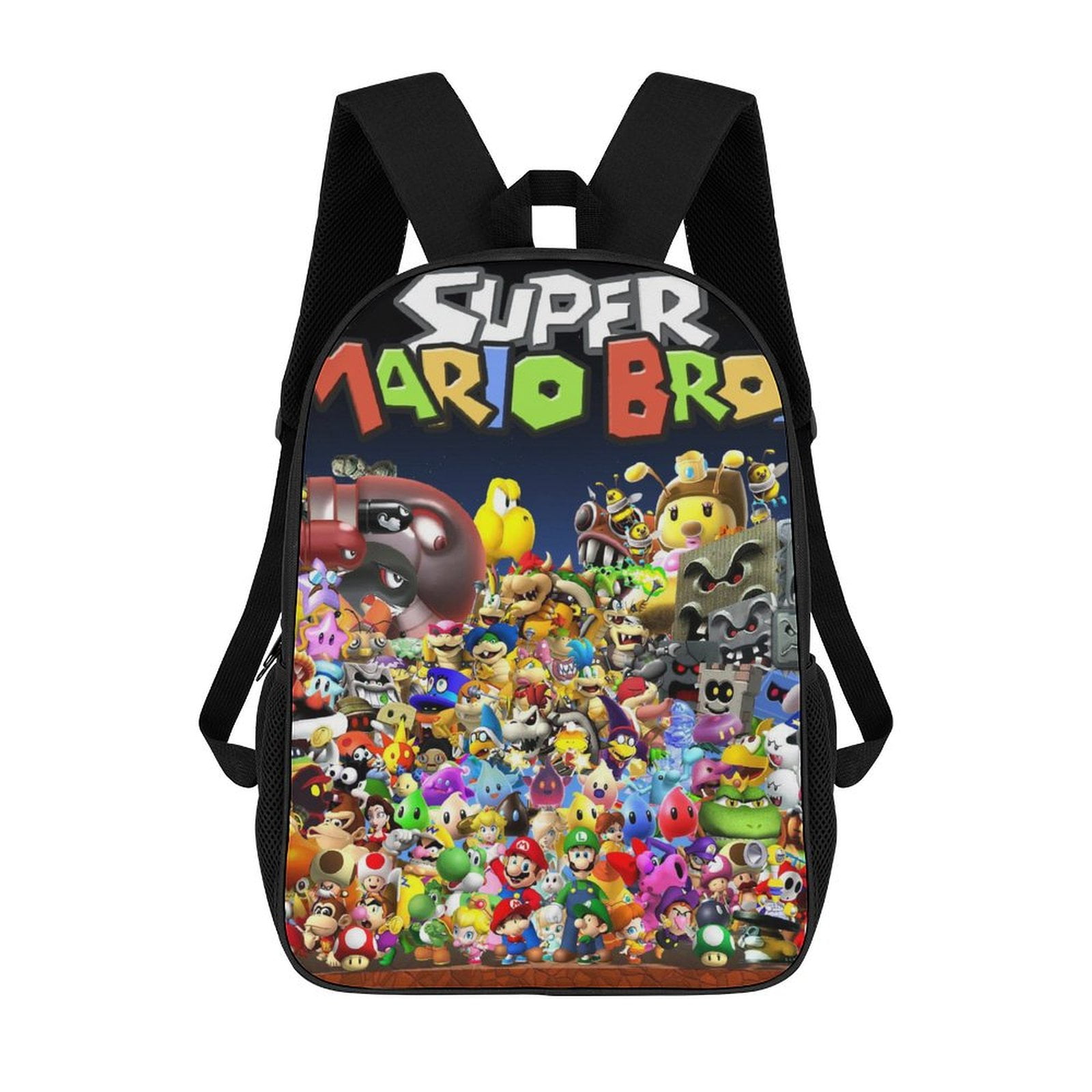 Super Mario Backpack Large Capacity Backpack 17 Inch Laptop Backpack ...