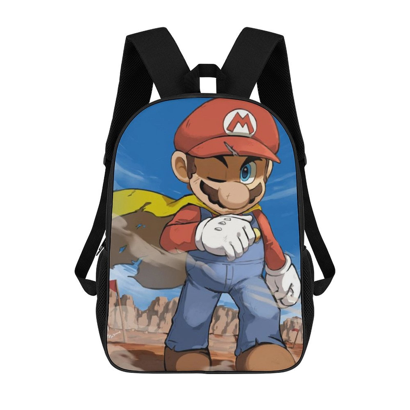 Super Mario Backpack Large Capacity Backpack 17 Inch Laptop Backpack ...