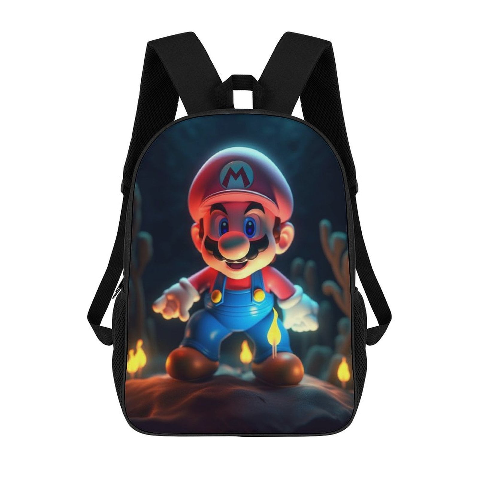 Super Mario Backpack Large Capacity Backpack 17 Inch Laptop Backpack ...