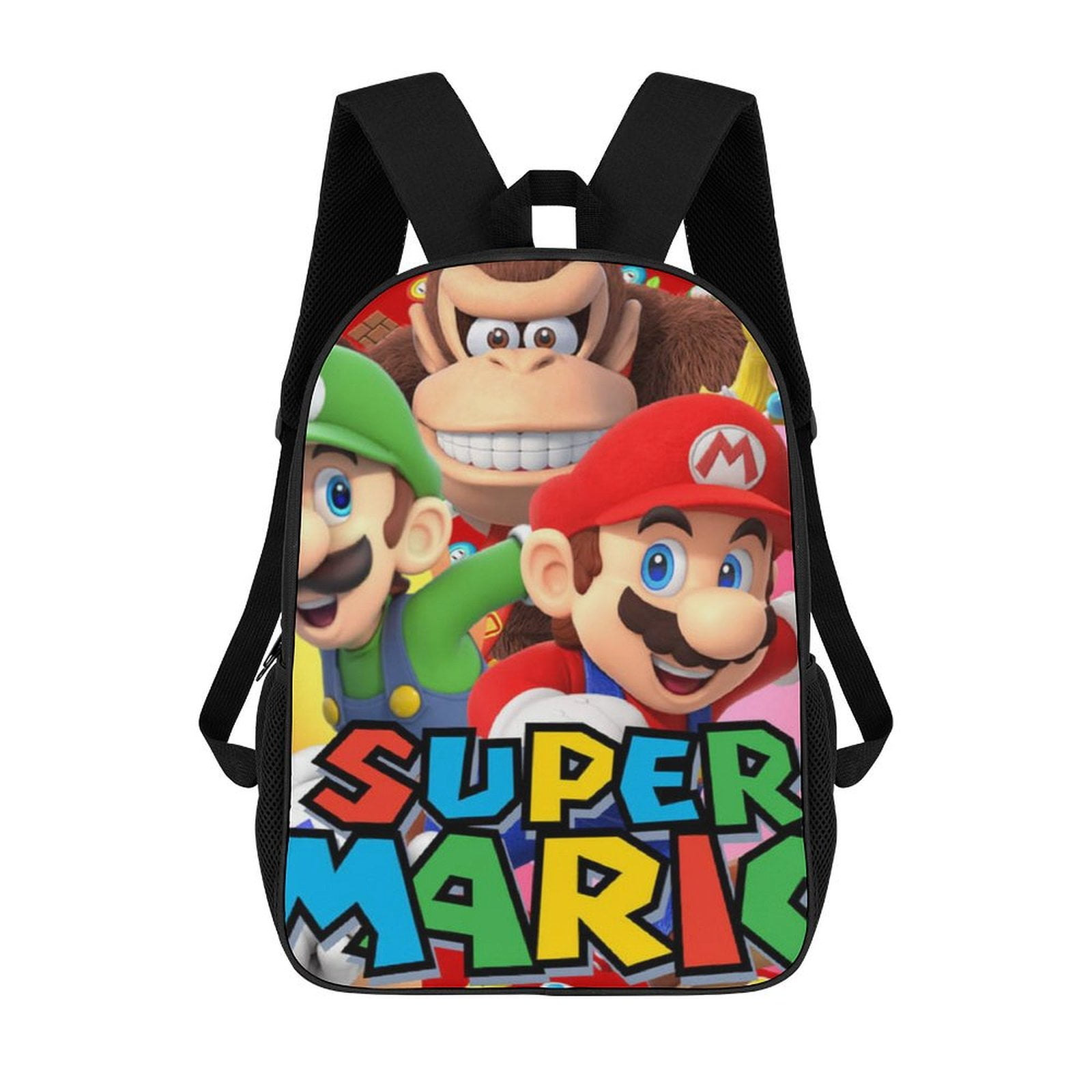Super Mario Backpack Large Capacity Backpack 17 Inch Laptop Backpack ...