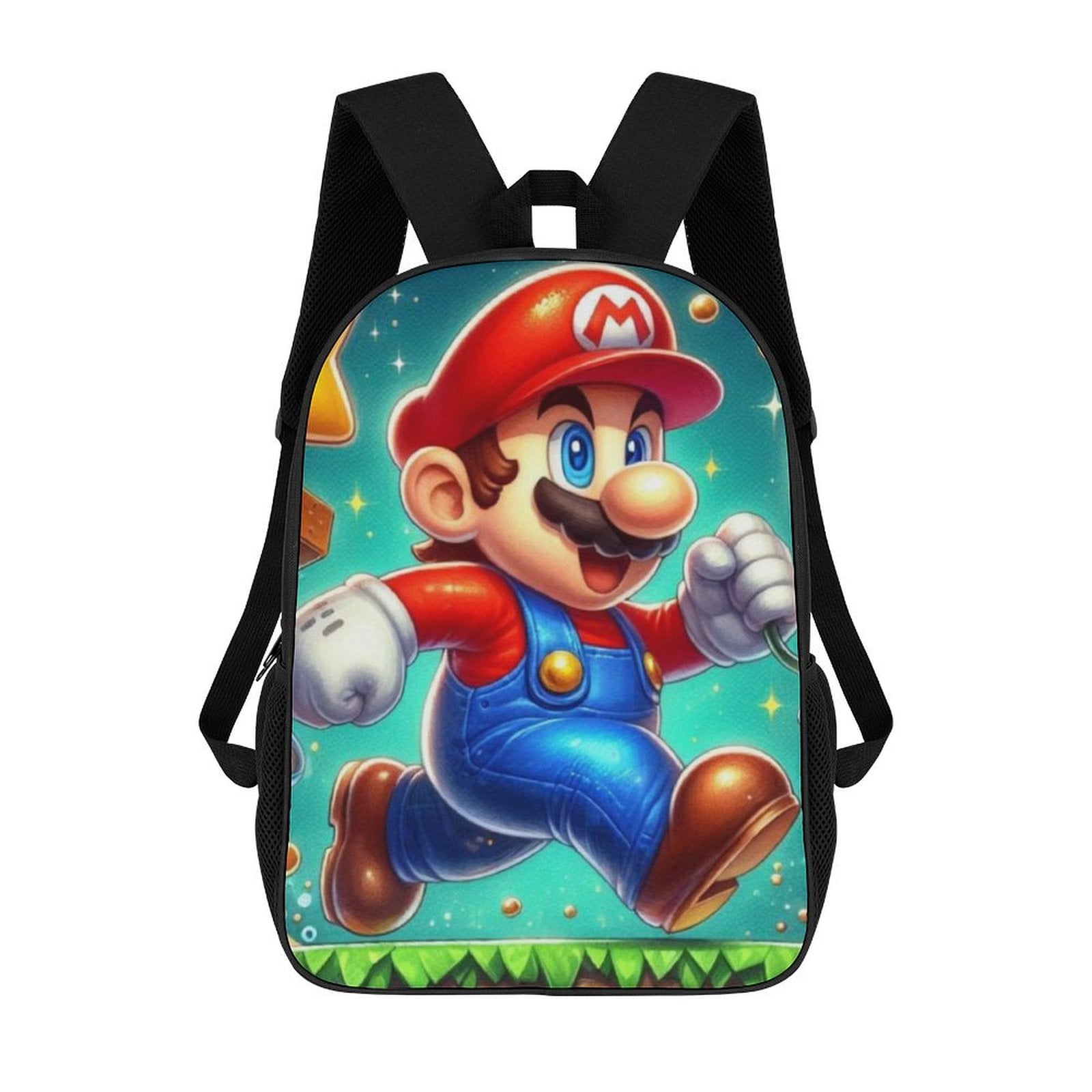 Super Mario Backpack Large Capacity Backpack 17 Inch Laptop Backpack ...