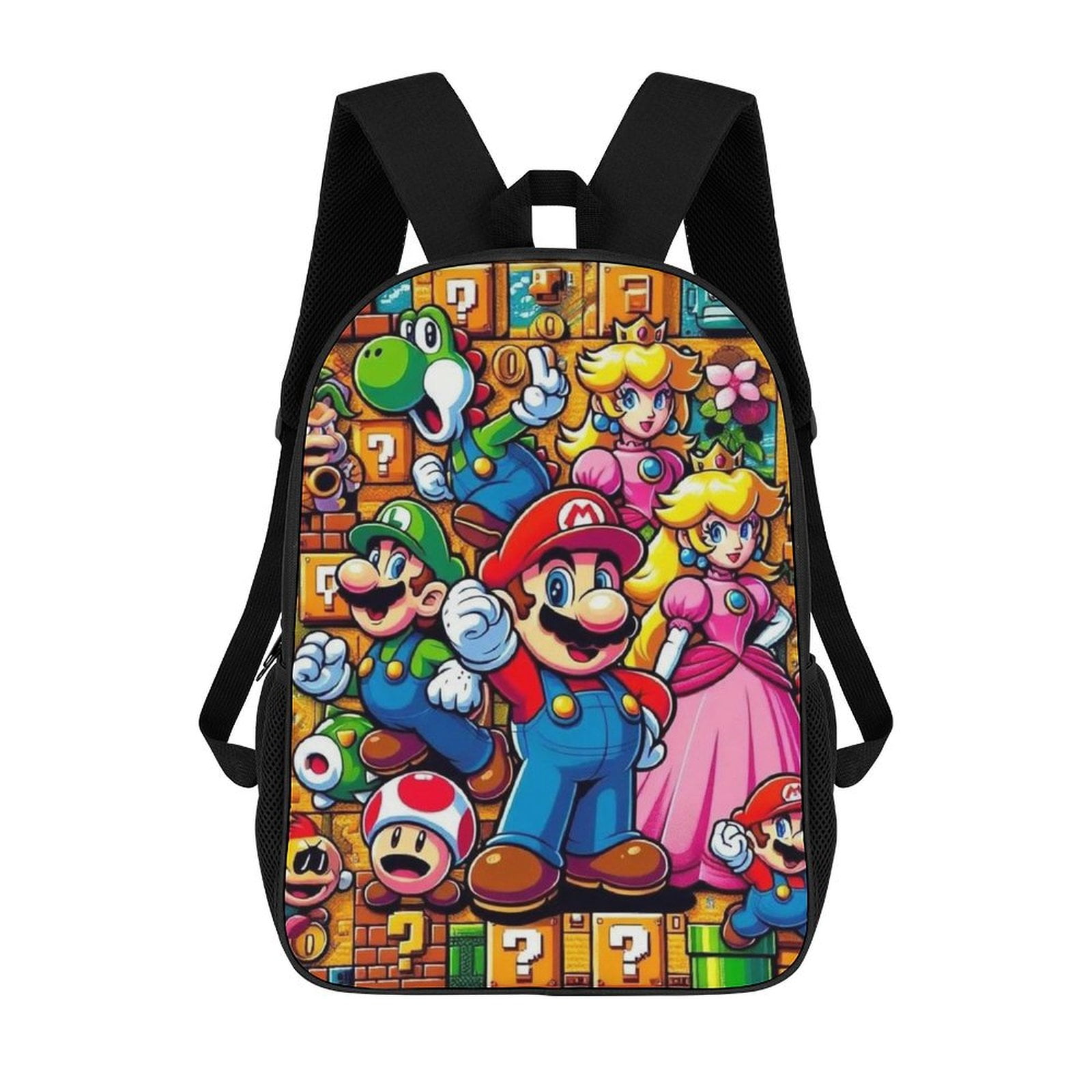 Super Mario Backpack Large Capacity Backpack 17 Inch Laptop Backpack ...