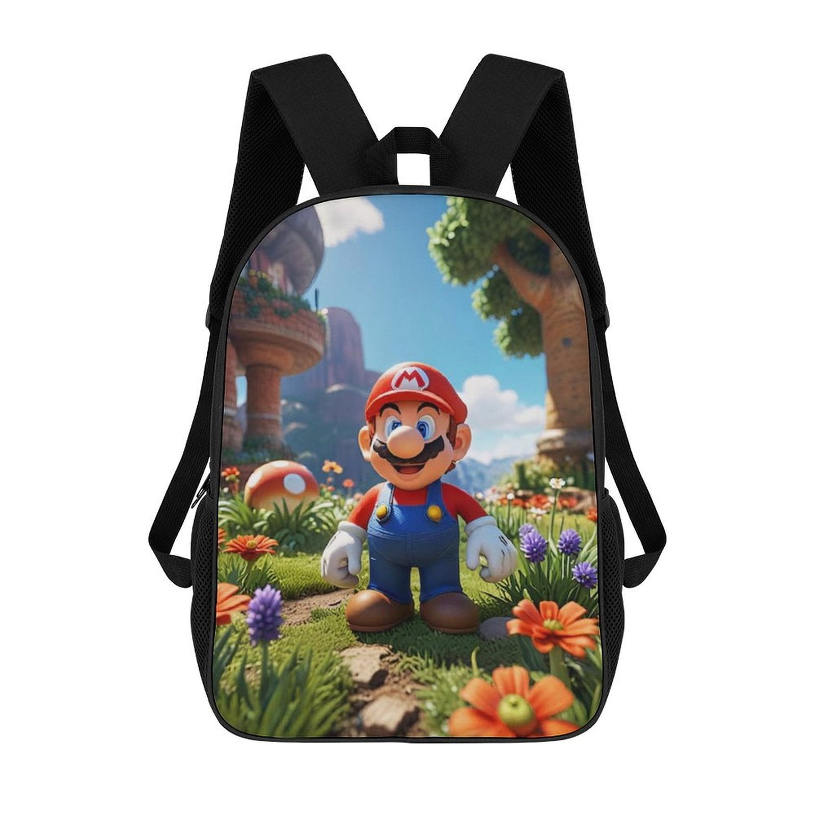Super Mario Backpack Large Capacity Backpack 17 Inch Laptop Backpack ...