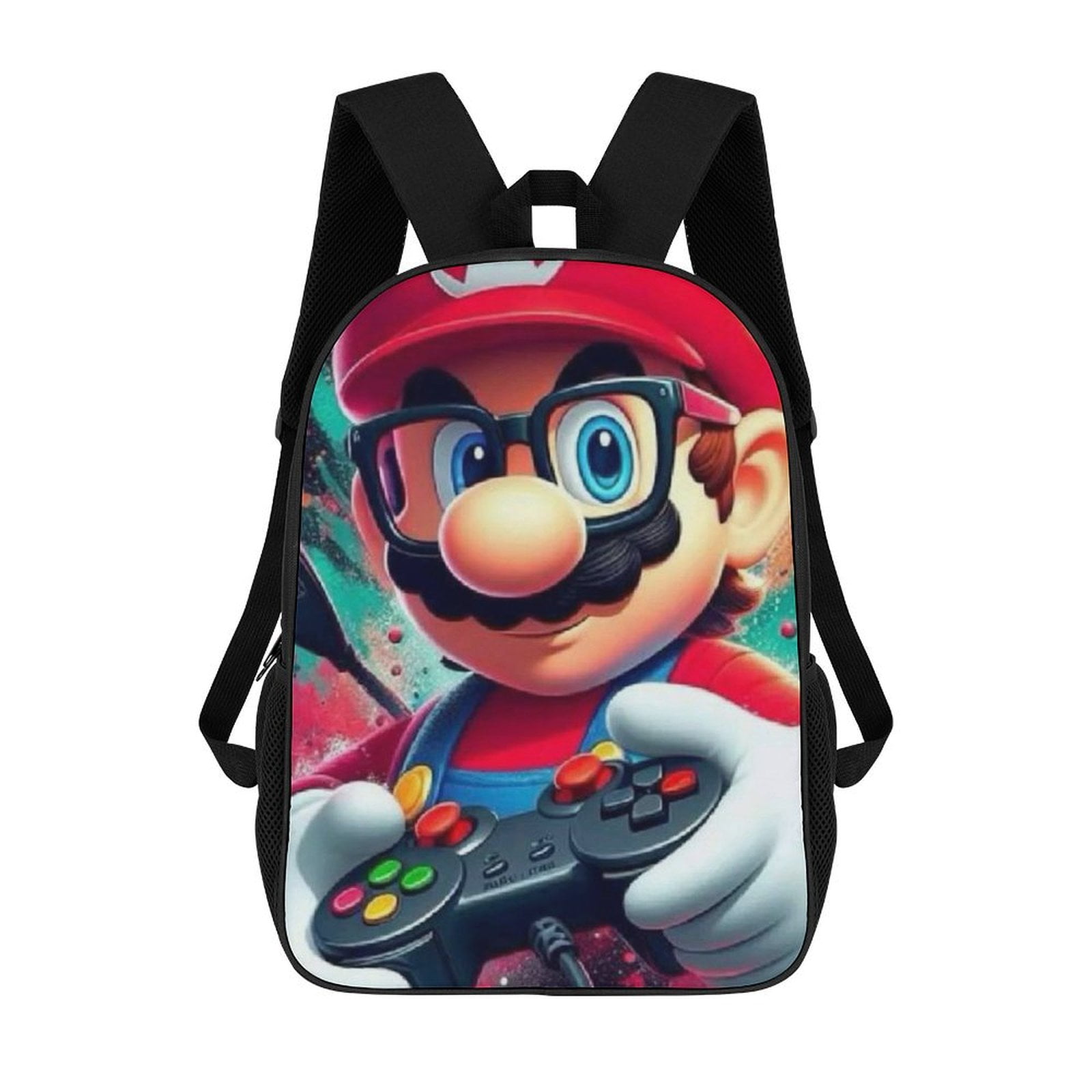 Super Mario Backpack Large Capacity Backpack 17 Inch Laptop Backpack ...