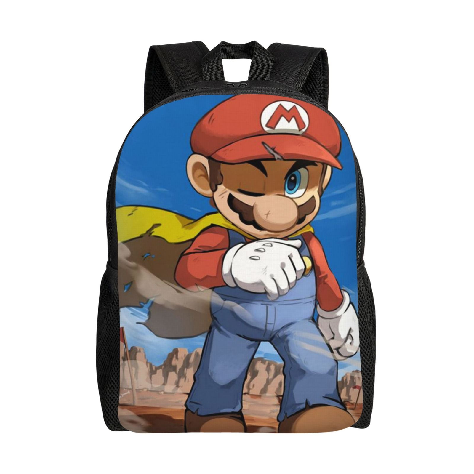 Super Mario Backpack, Large Capacity Travel Bookbag, Durable Water ...