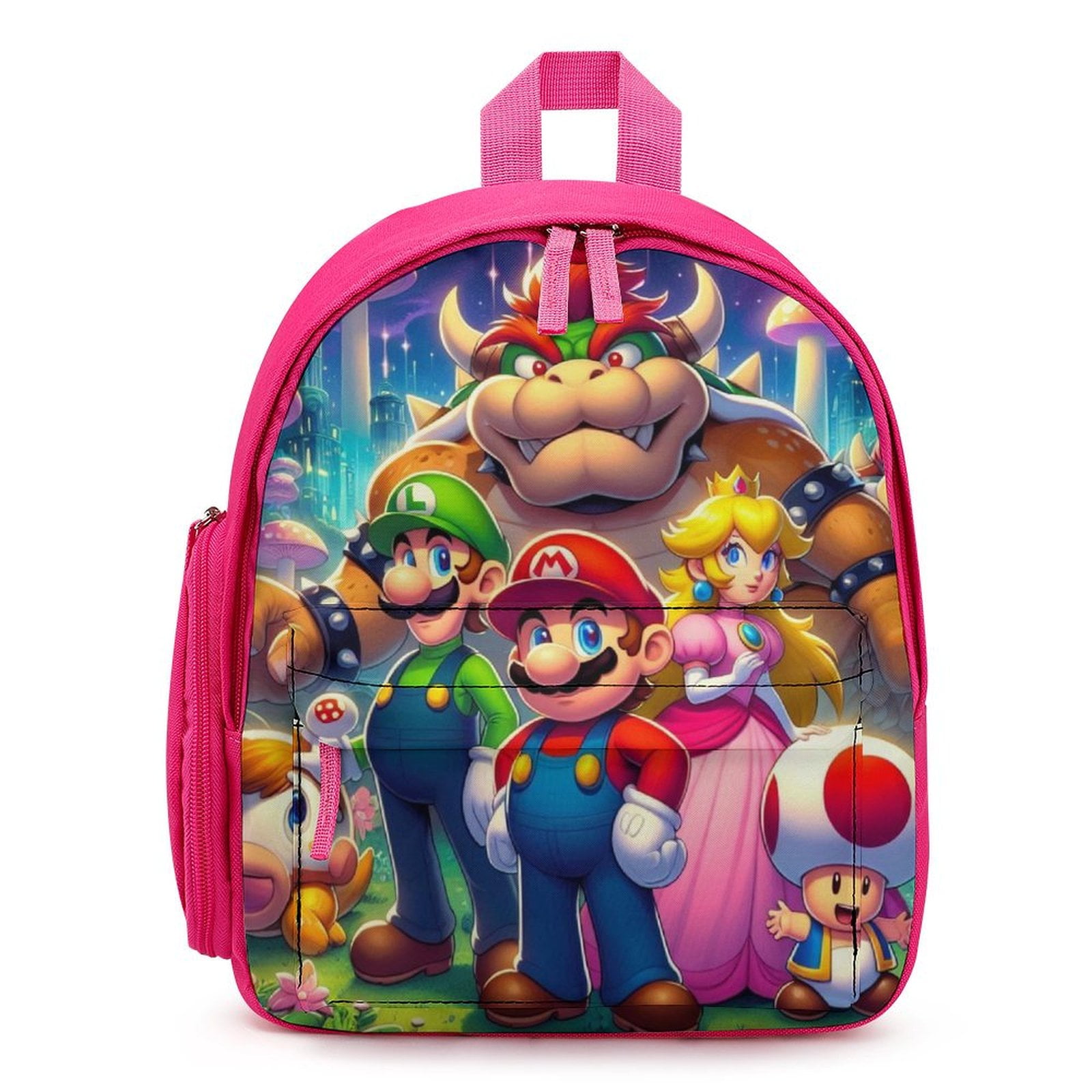 Super Mario Backpack Lightweight School Bag Durable Casual Daypack 12 ...