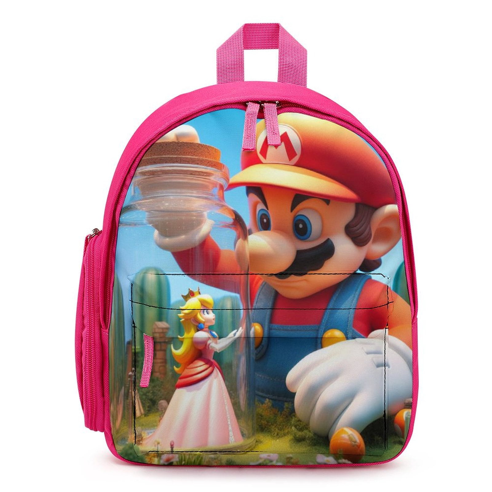 Super Mario Backpack Lightweight School Bag Durable Casual Daypack 12 ...