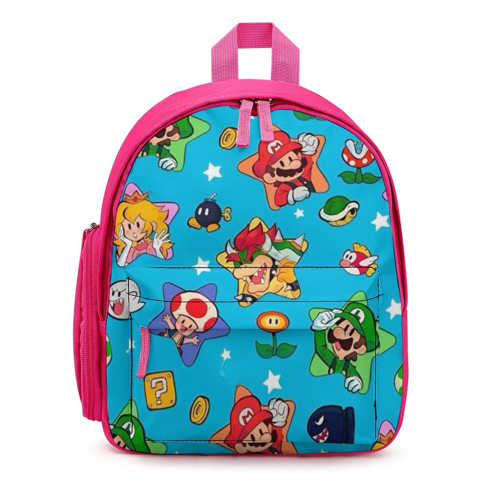 Super Mario Backpack Lightweight School Bag Durable Casual Daypack 12 ...
