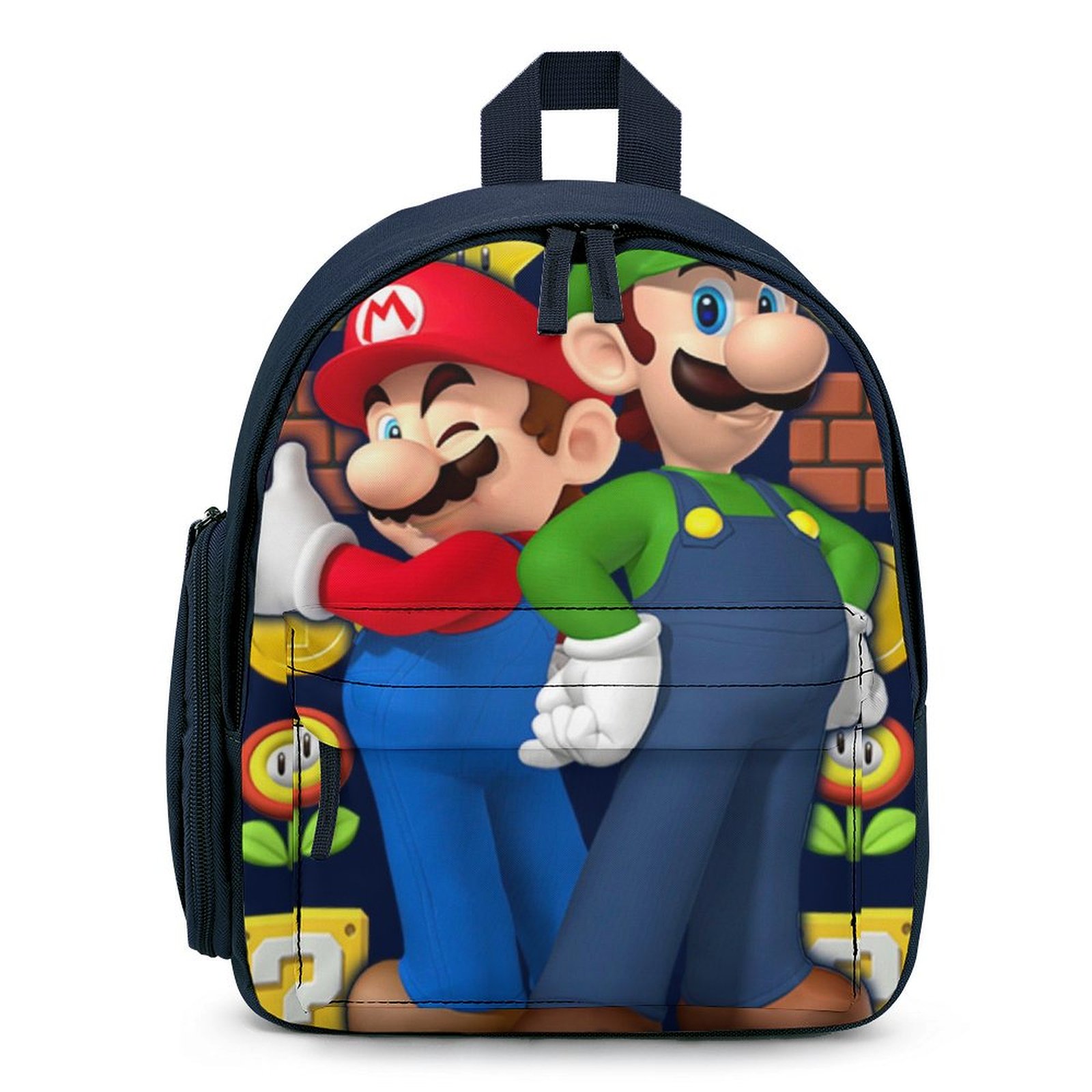 Super Mario Backpack Lightweight School Bag Durable Casual Daypack 12 ...