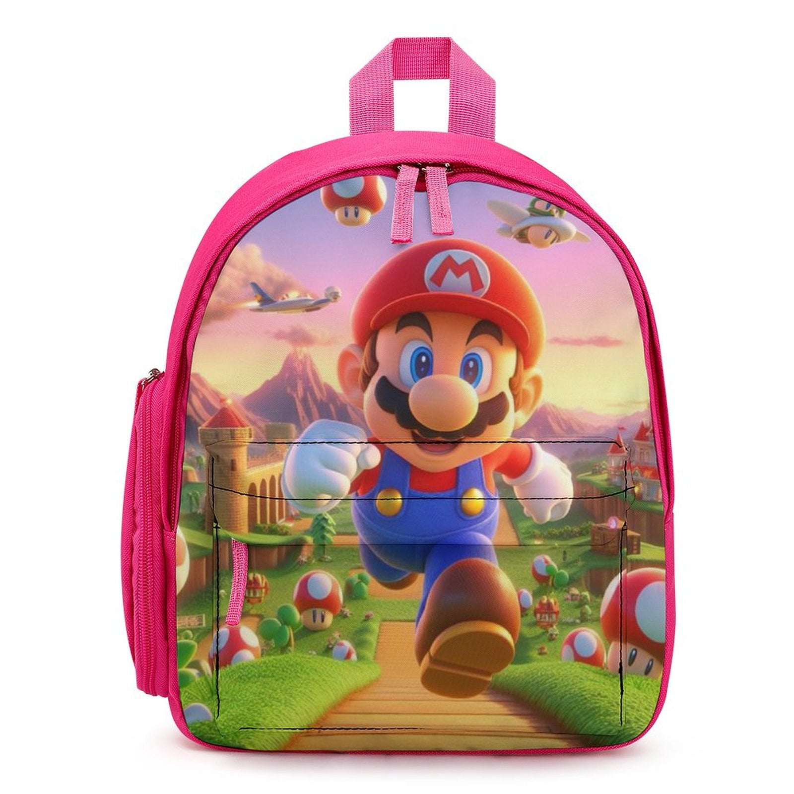 Super Mario Backpack Lightweight School Bag Durable Casual Daypack 12 ...