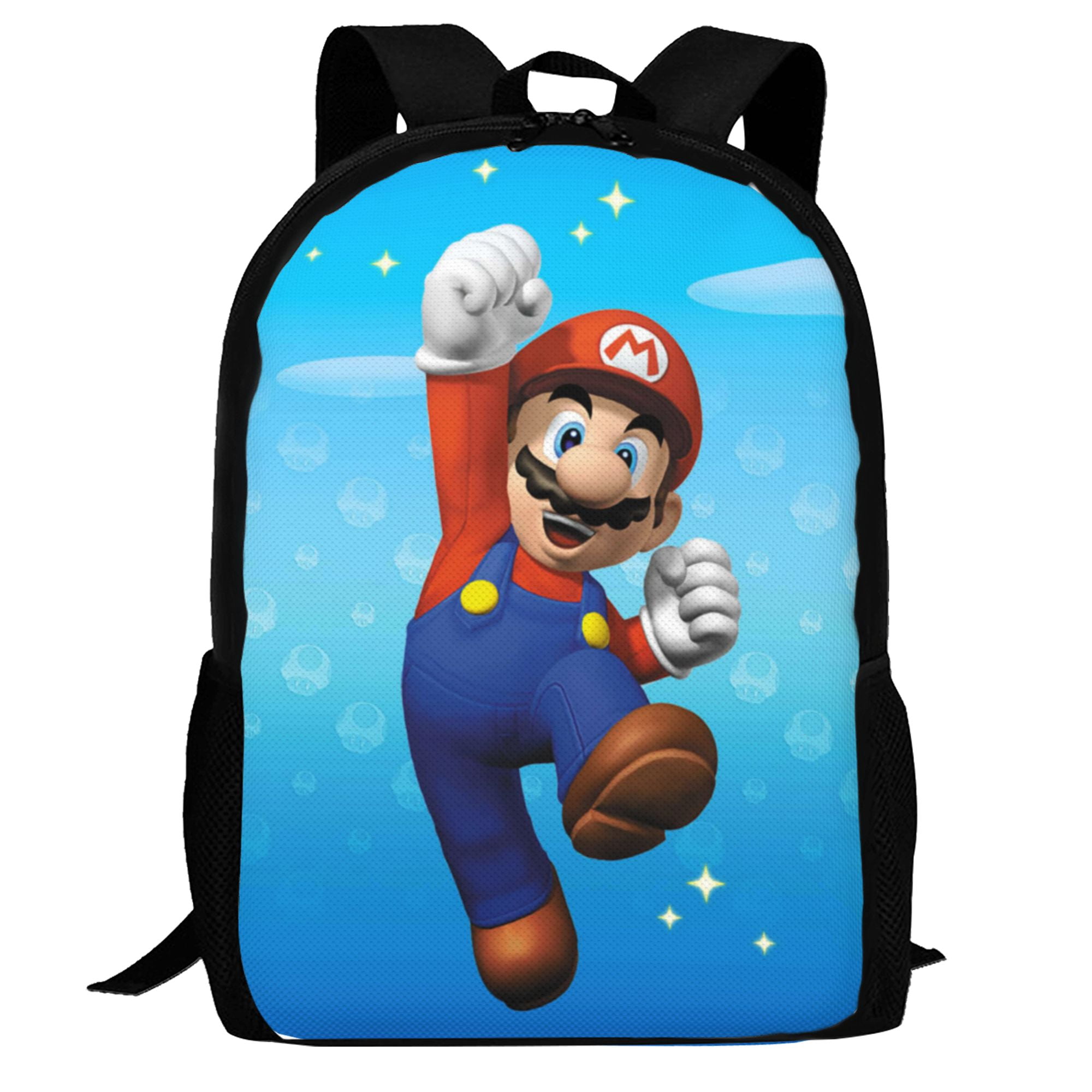 Super Mario Backpack for Kids Boys Girls Large Capacity Multifunction ...