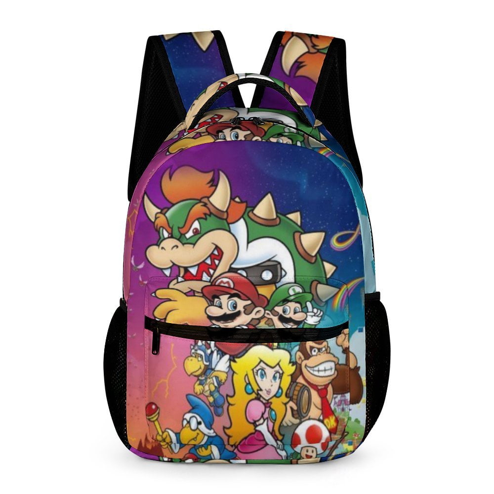 Super Mario Backpack for Kids School Supplies Backpack Super Mario ...