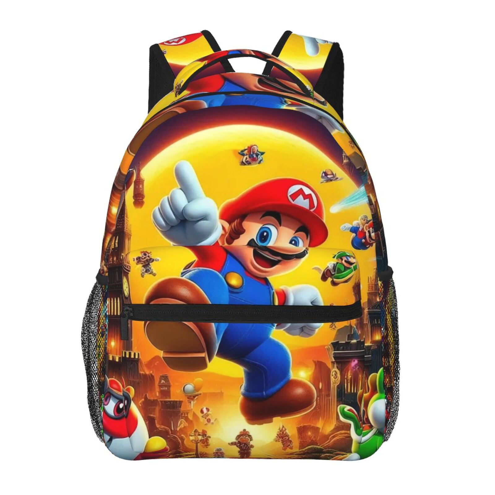 Super Mario Backpack for School, Travel, & Work – Classic Casual ...
