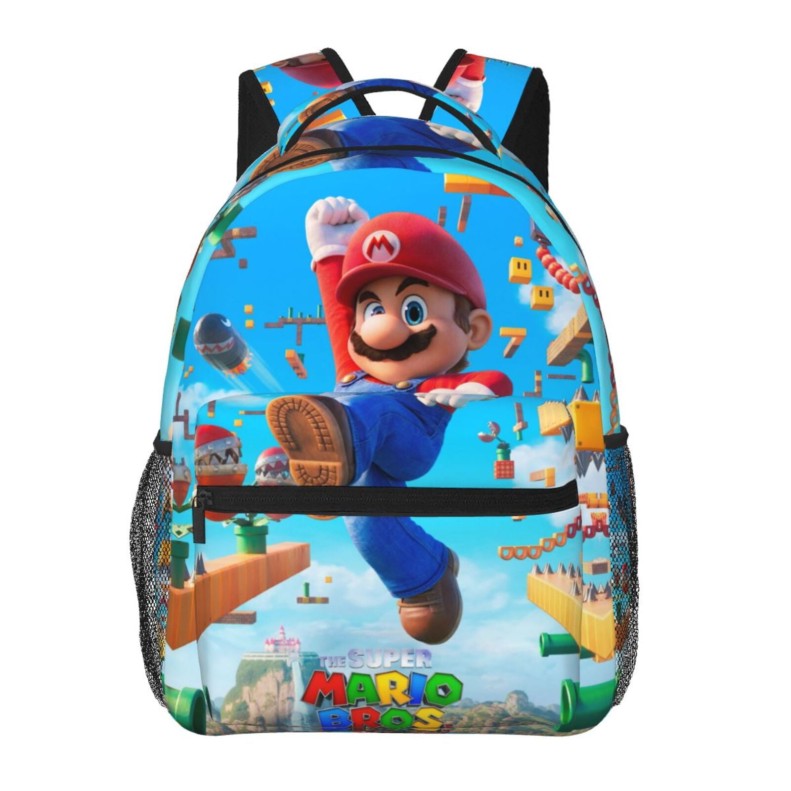 Super Mario Backpack for School, Travel, & Work – Classic Casual ...