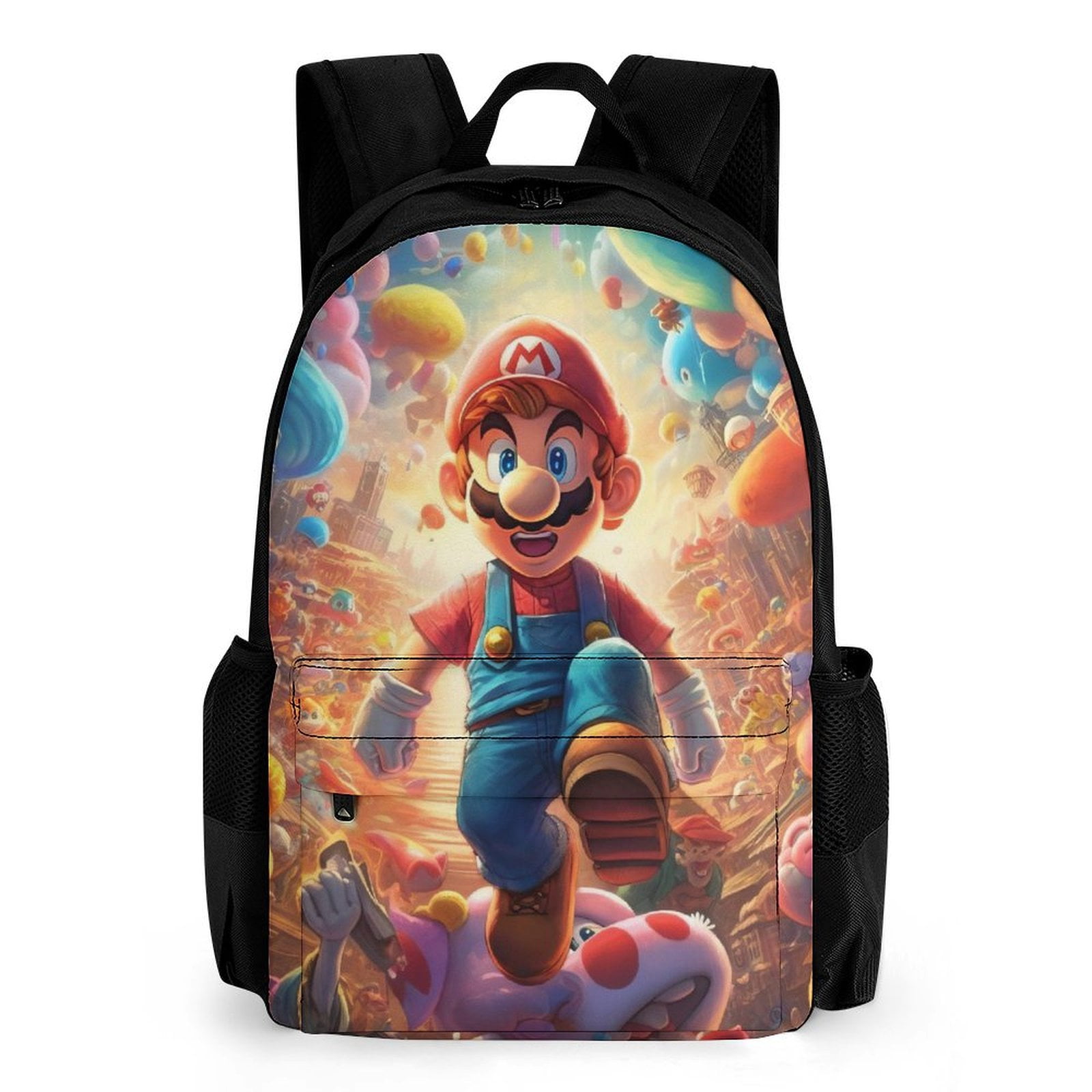 Mari-o Backpack with Adjustable Straps, Multiple Pockets Backpack Adult ...